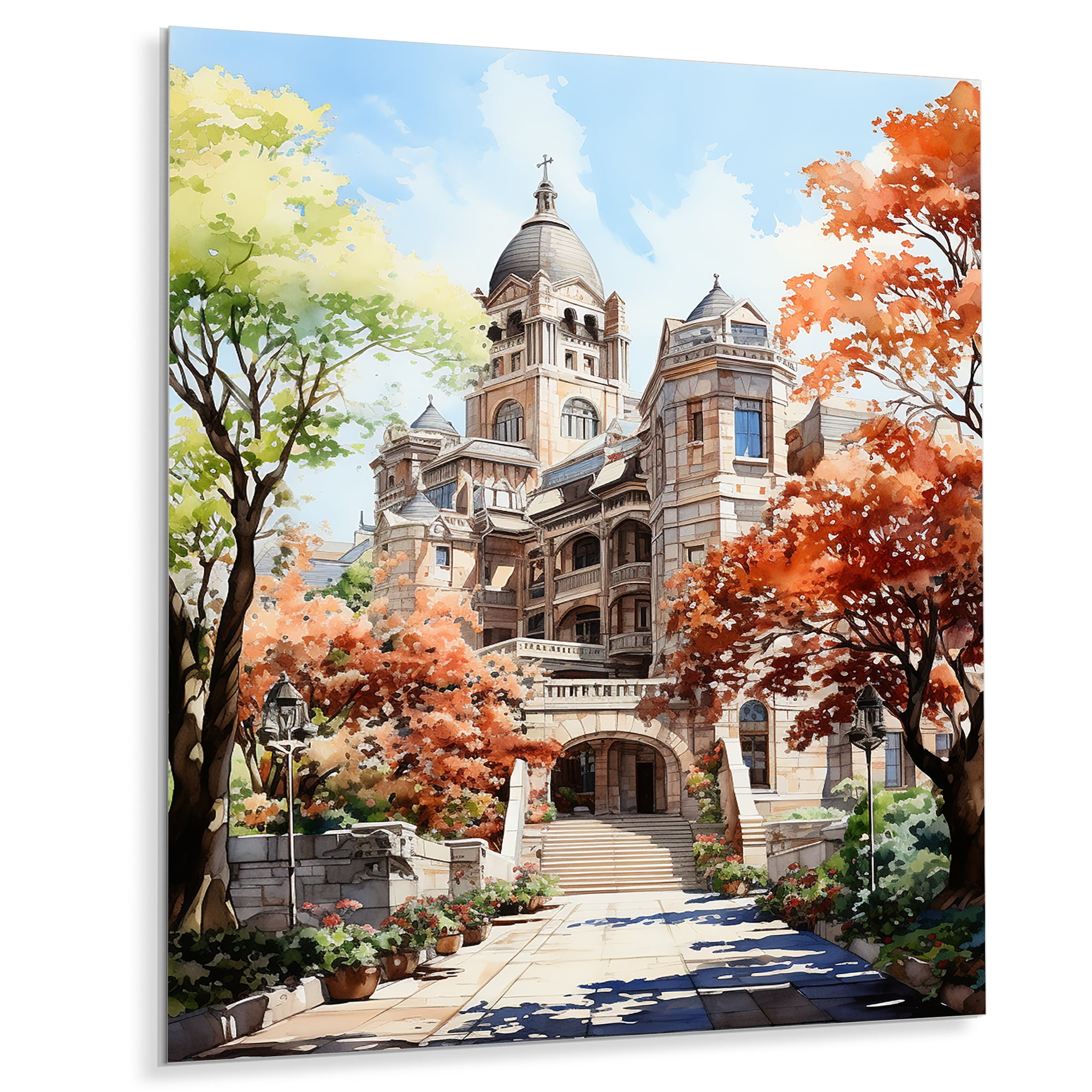 Designart "Buildings Academic College University art painting I ...