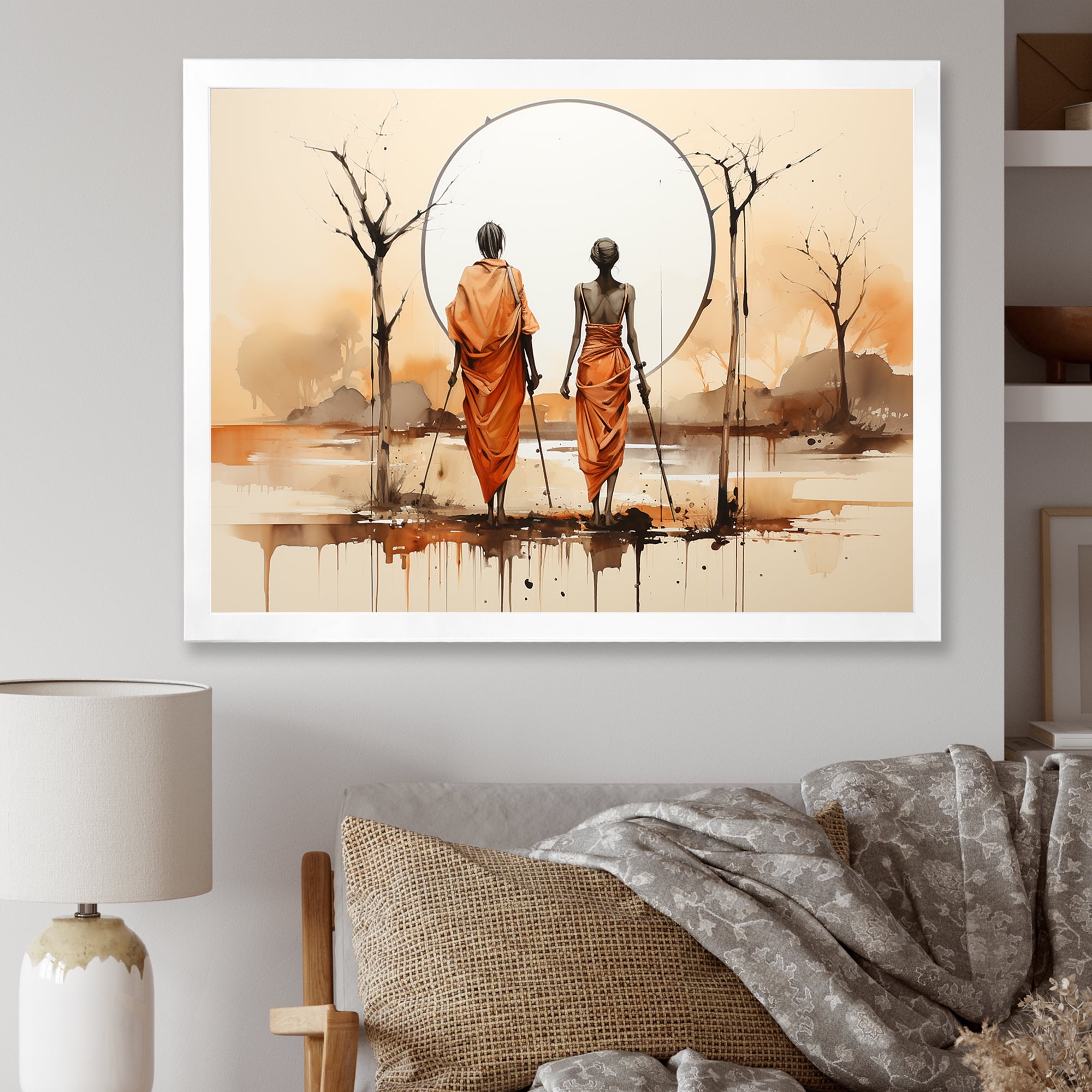 Designart "Bushmen of Kalahari African Indigenous People II" People ...