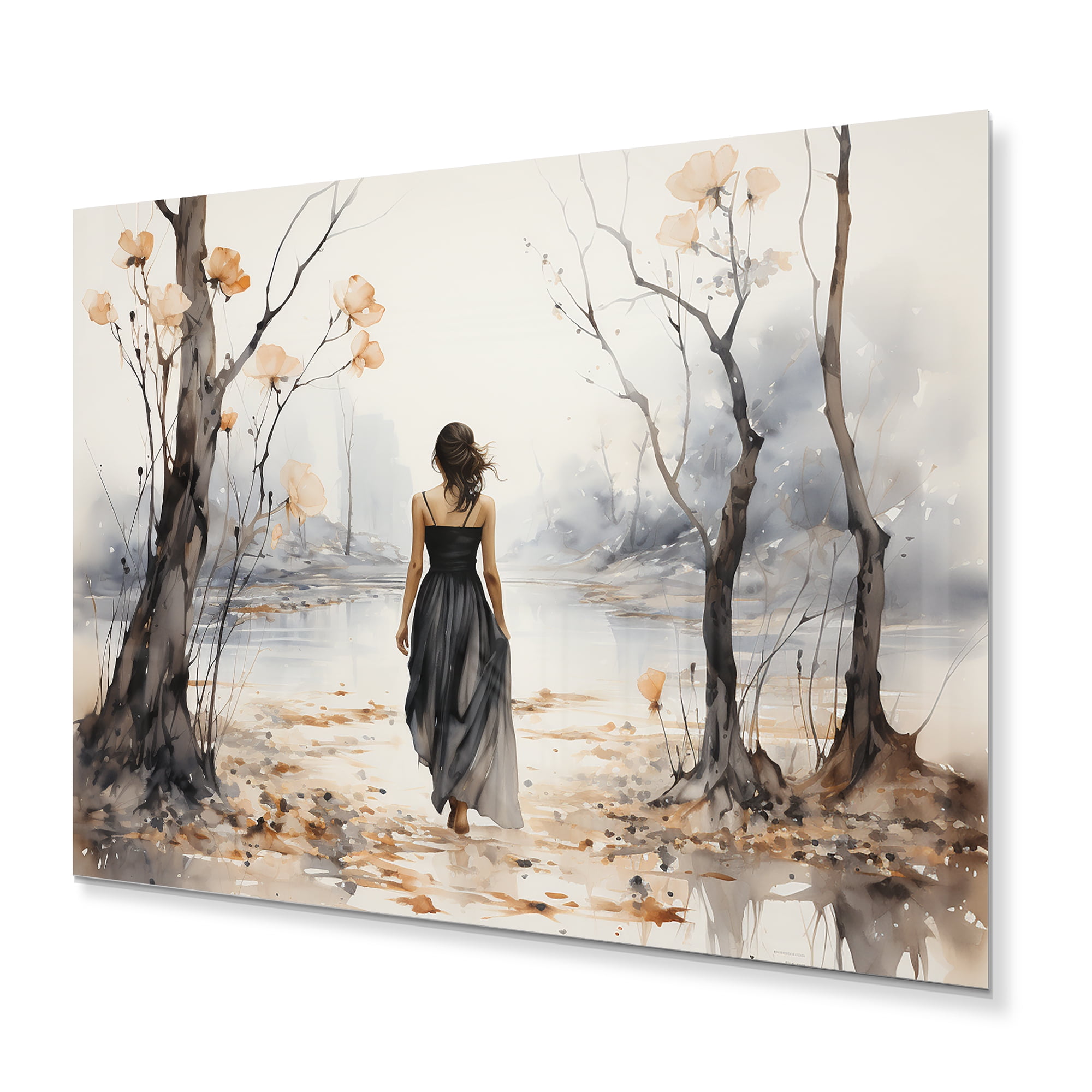 Designart "Capturing the Ephemeral Woman in Japan" People Metal Wall ...