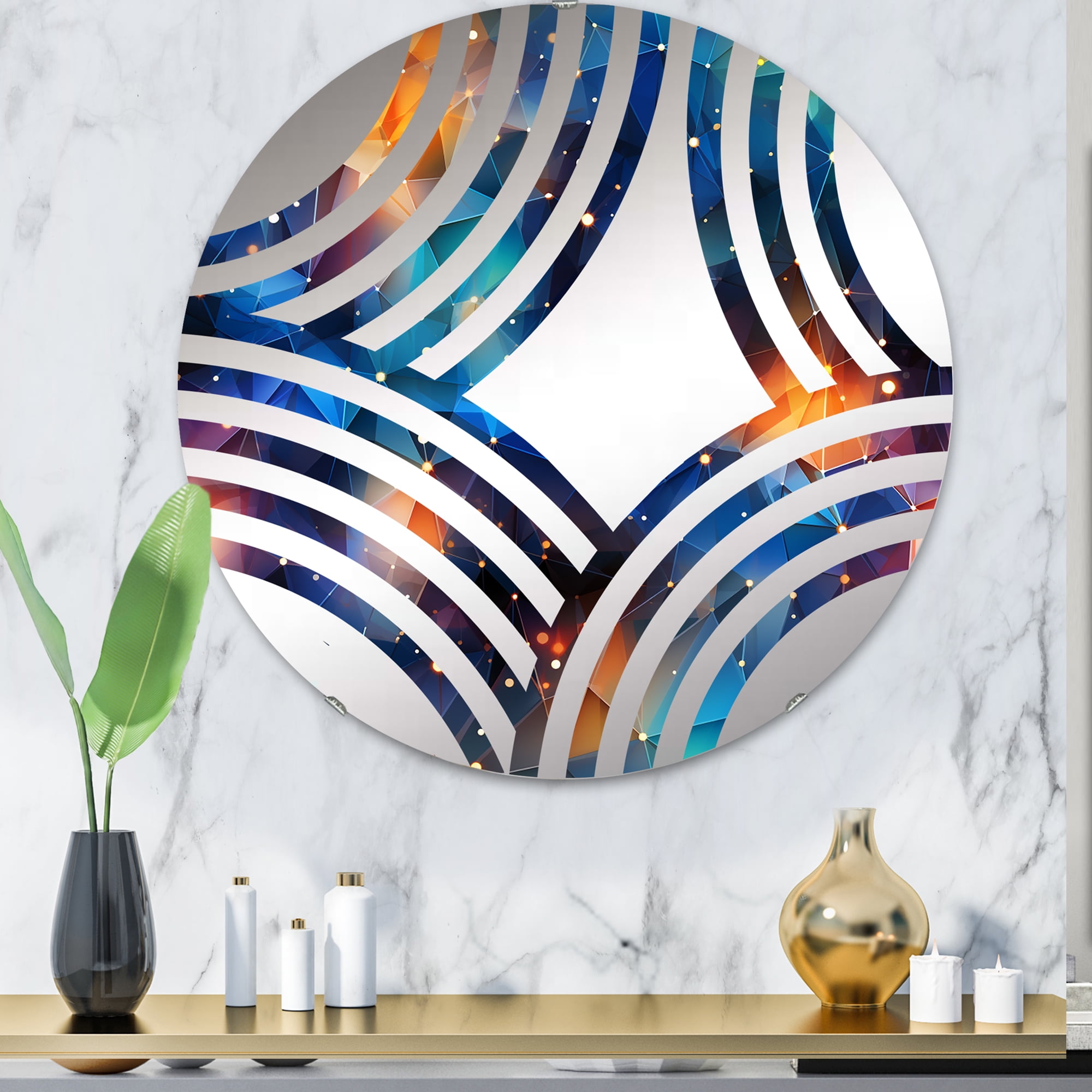 Designart "Celestial Imagination in Geometric Forms" Geometric Baptist ...