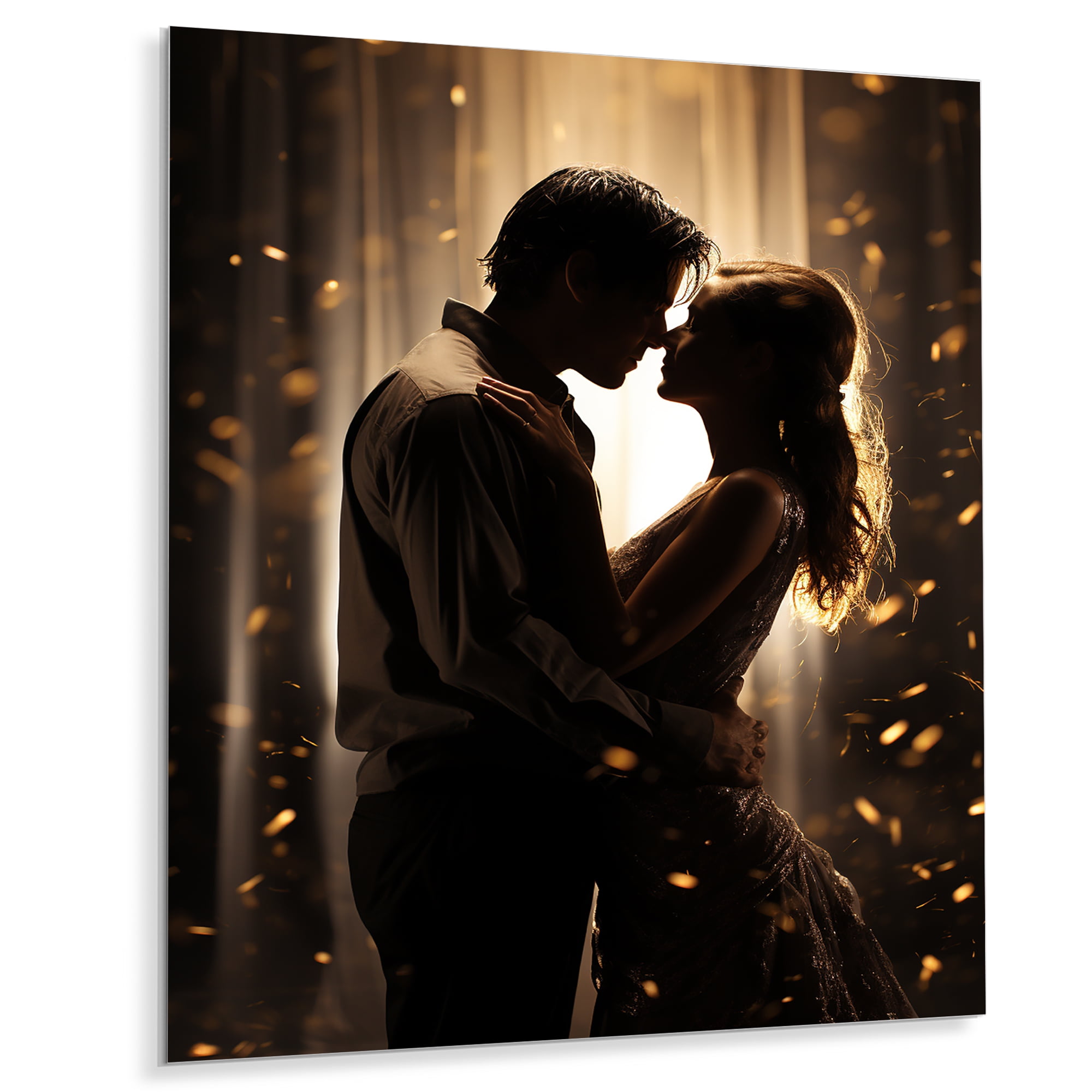 Designart "Celestial Union of the Wedding Couple III" Romantic Metal ...
