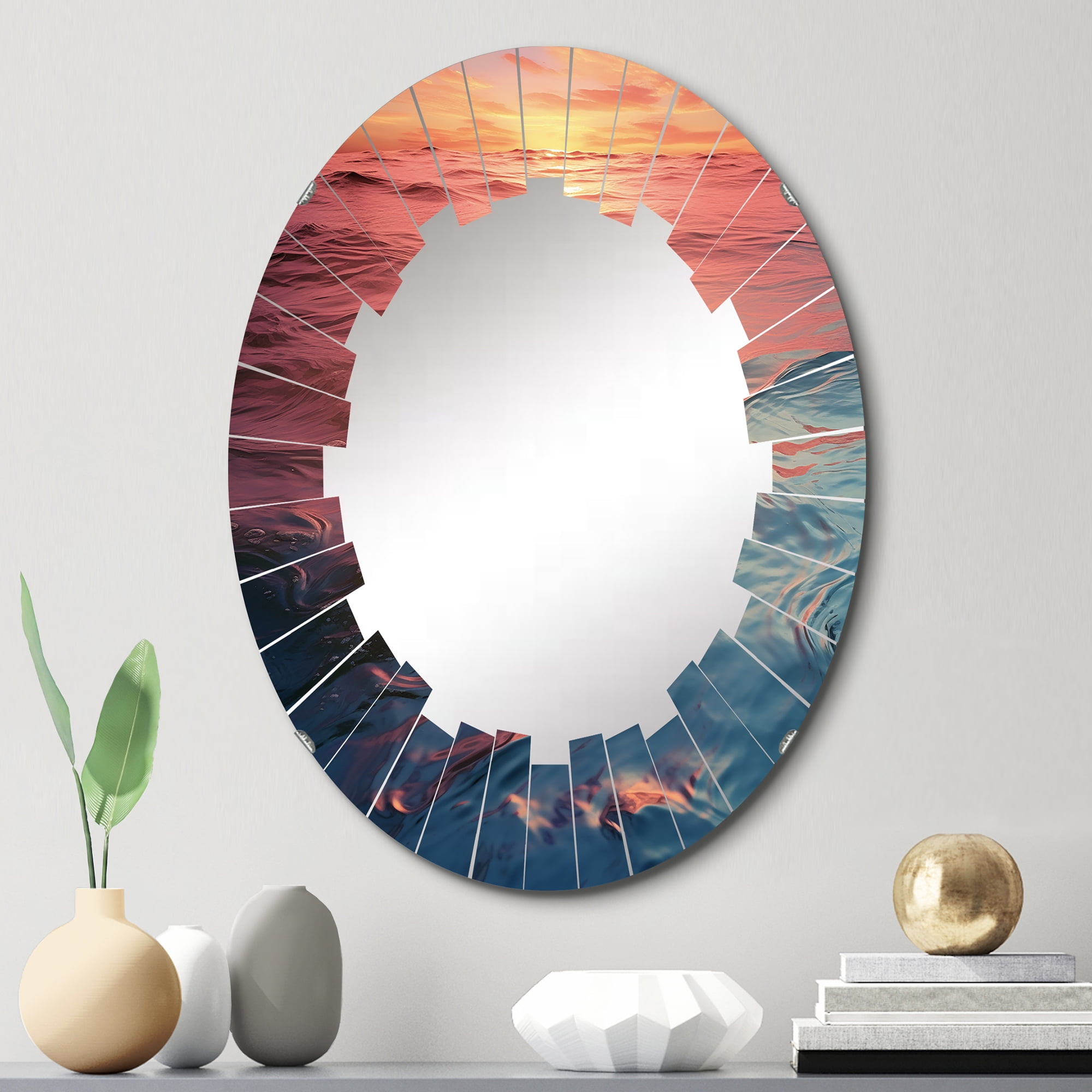 Designart "Chromatic Waterscapes Along the Coast III" Nautical & Beach ...