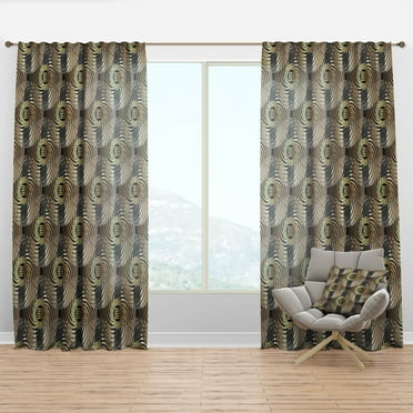 Designart 'Abstract Retro Geometric Pattern Design VI' Mid-Century ...