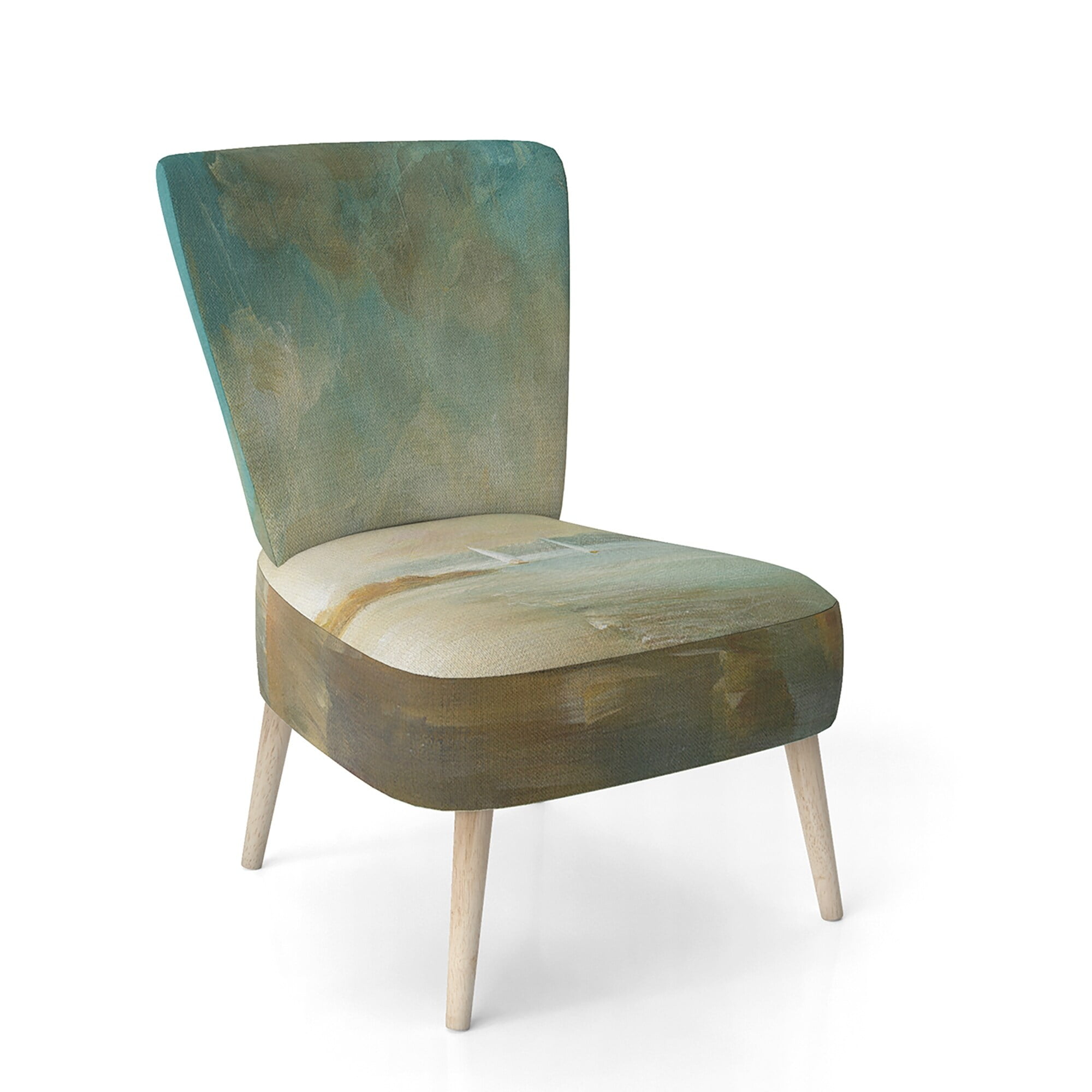 Designart "Coastal Pastel Horizon" Upholstered Nautical & Coastal ...
