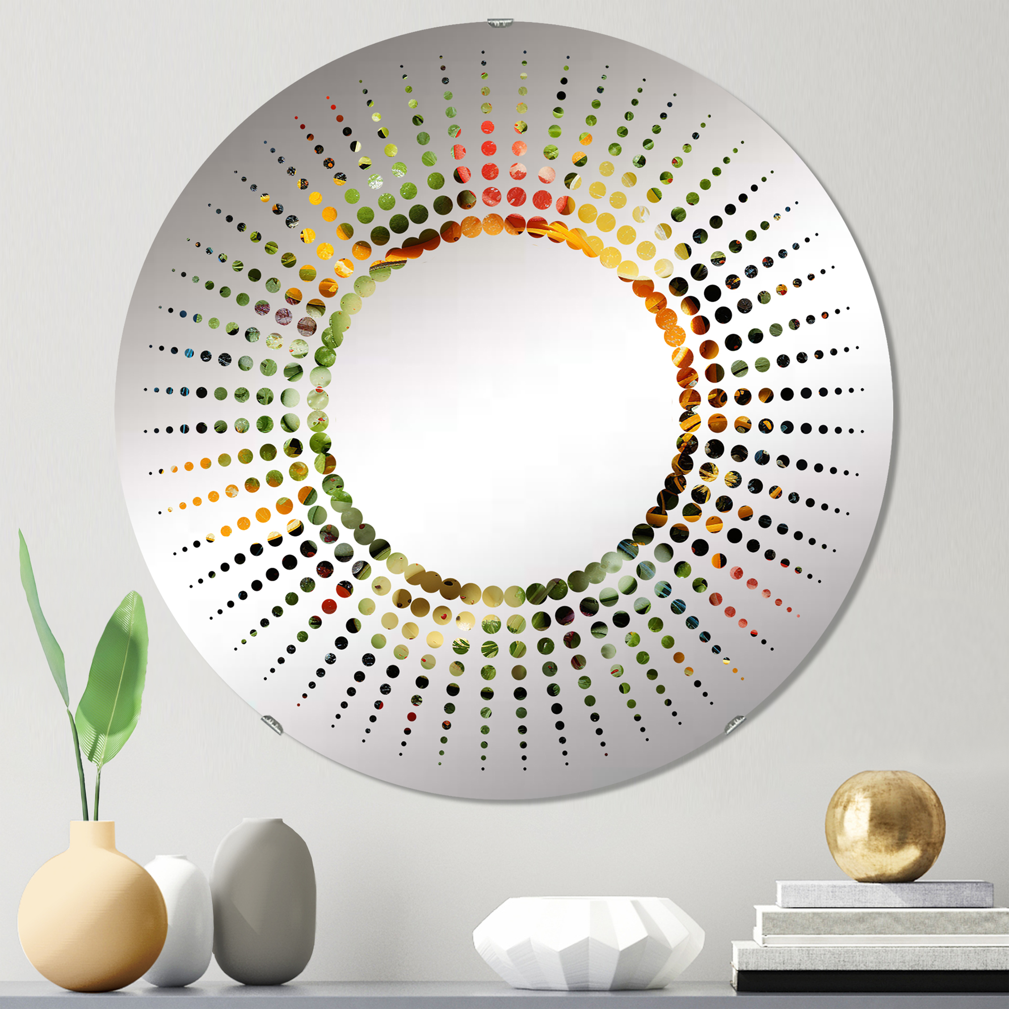 Designart "Collage of Vegetarian Culinary Delights" Food Starburst ...