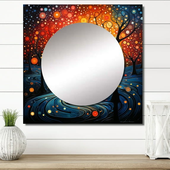 Designart "Colorful Meditation Transcendence Painting Dot II" Abstract ...