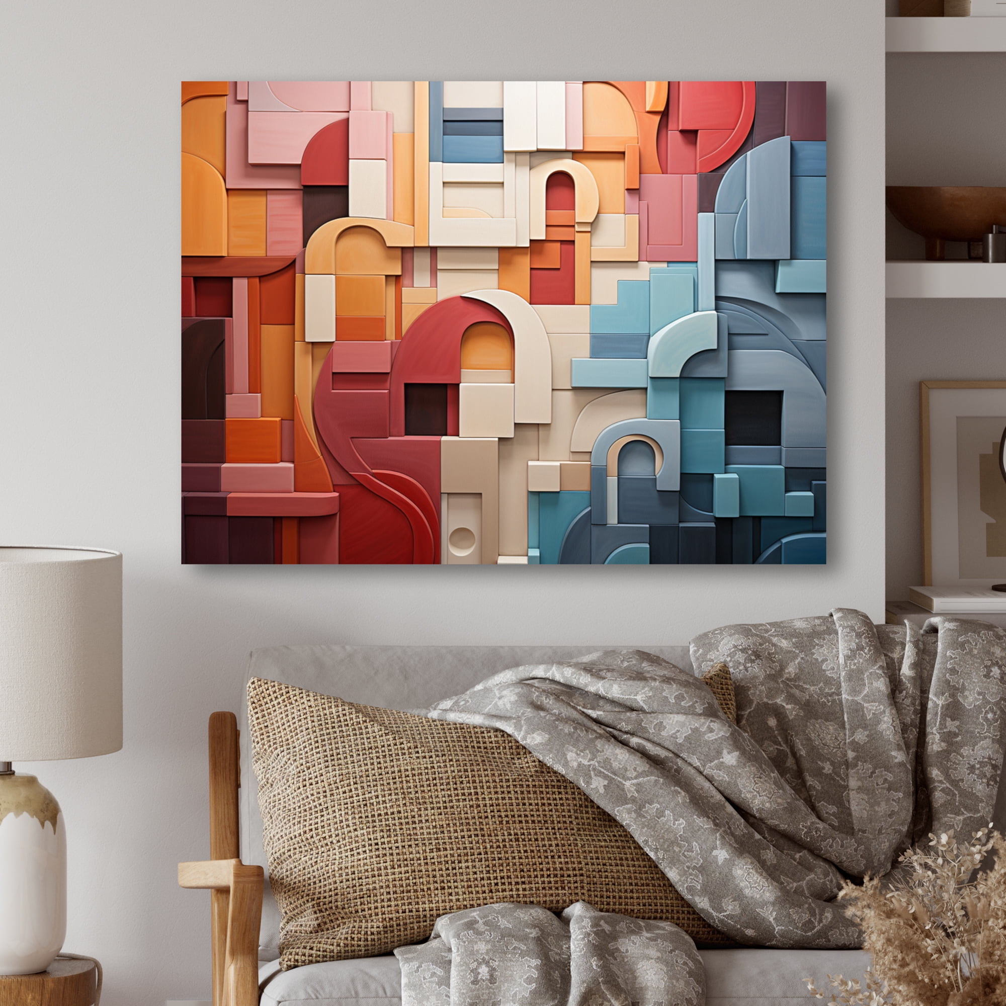 Designart "Constructed Horizons in Constructivism XIV" Constructivism ...