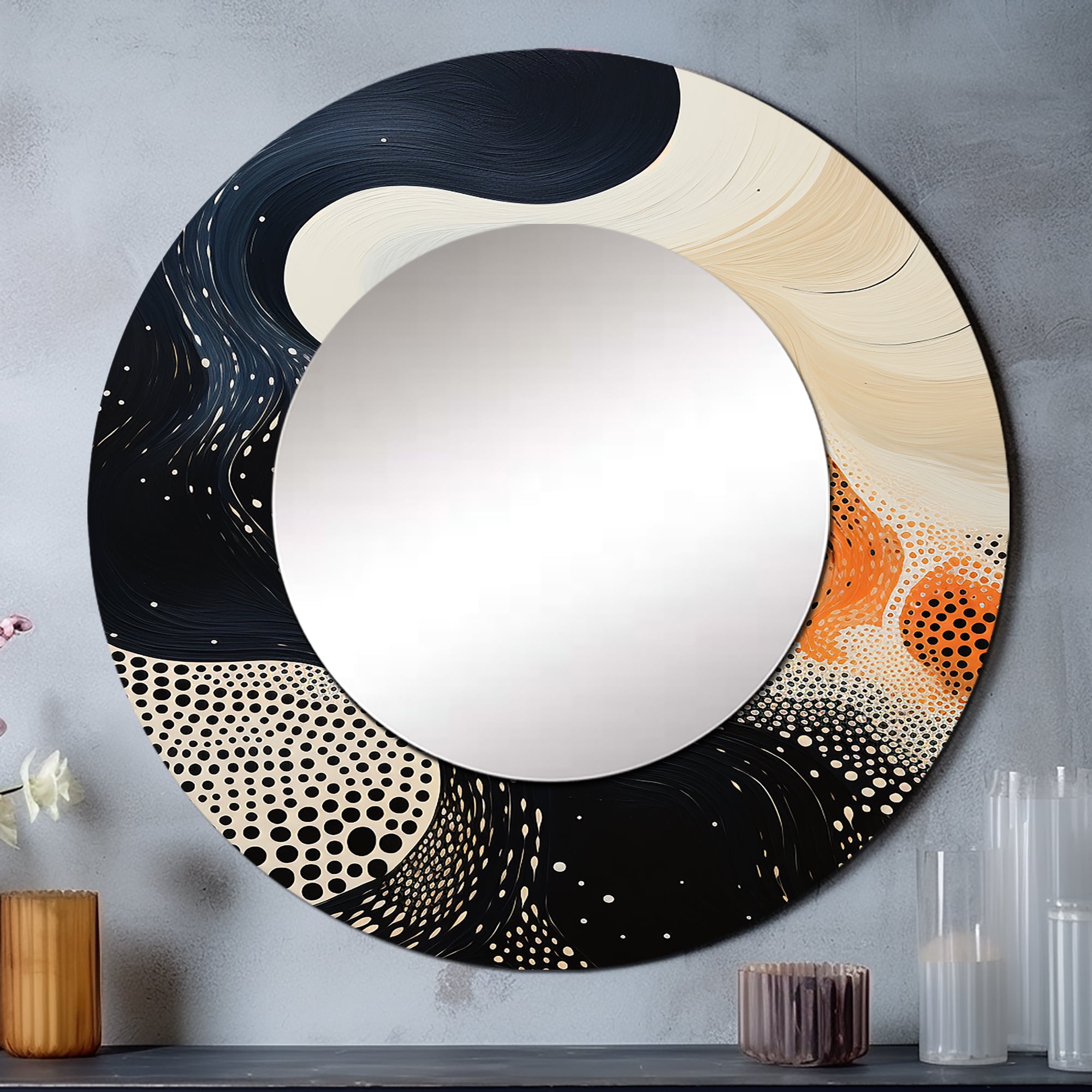 Designart "Contemporary Collage Of The Deep Marine" Coastal Coral Under ...