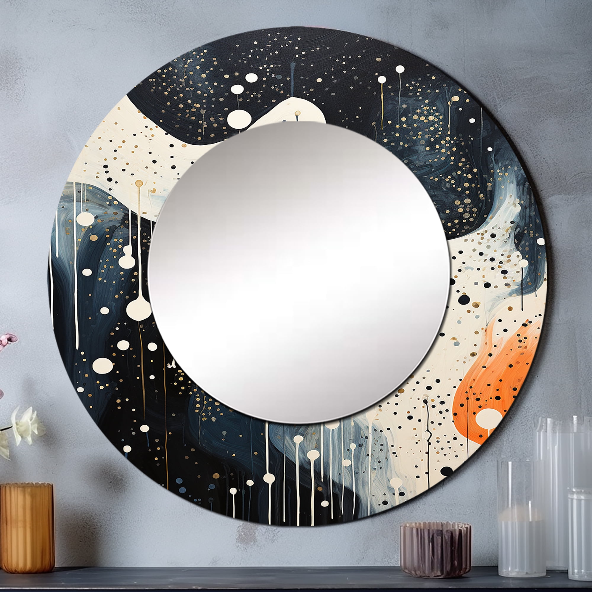 Designart "Contemporary Collage Of The Deep Marine" Coral Under Water ...