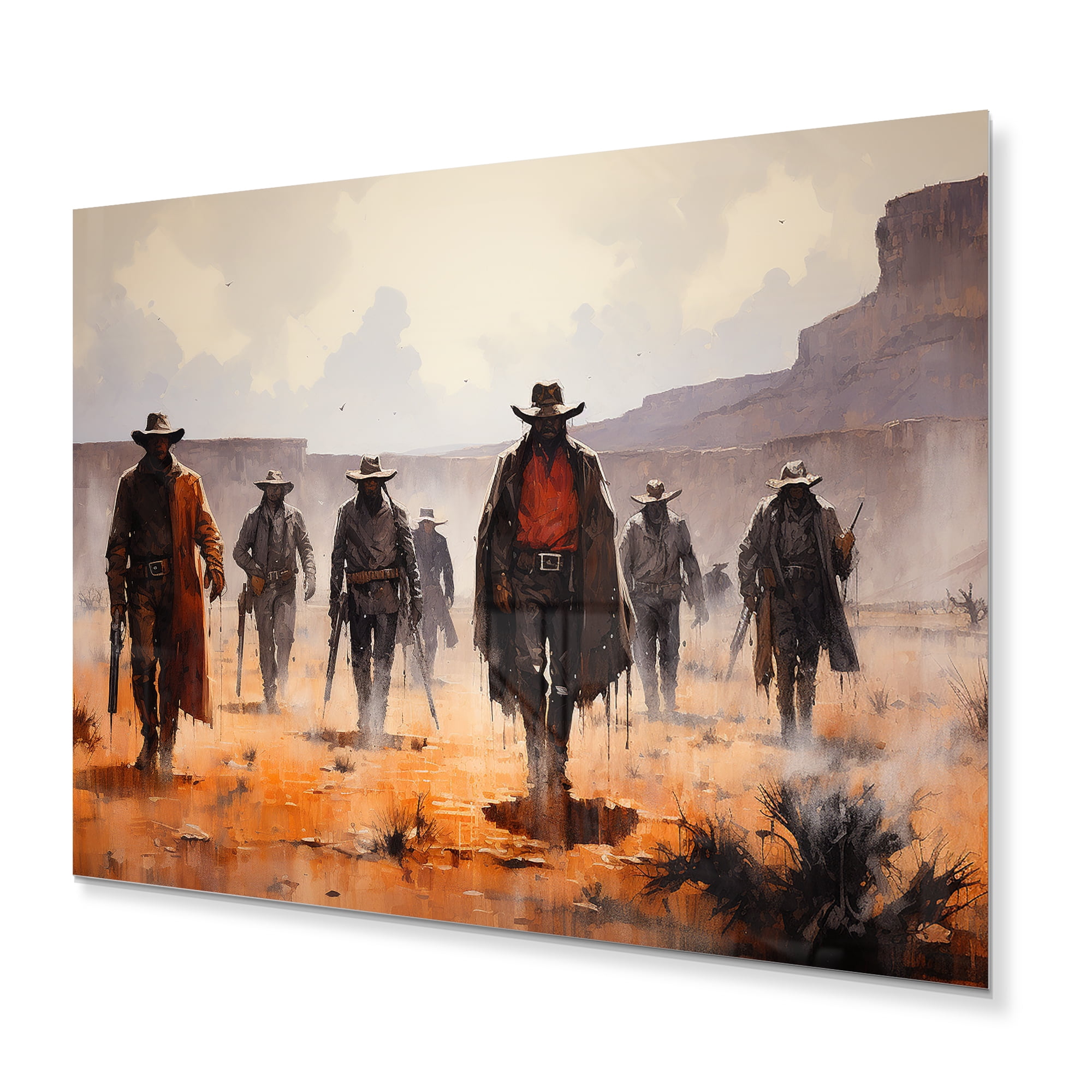 Designart "Cowboys and Vigilantes on the Western Frontier I" Western ...