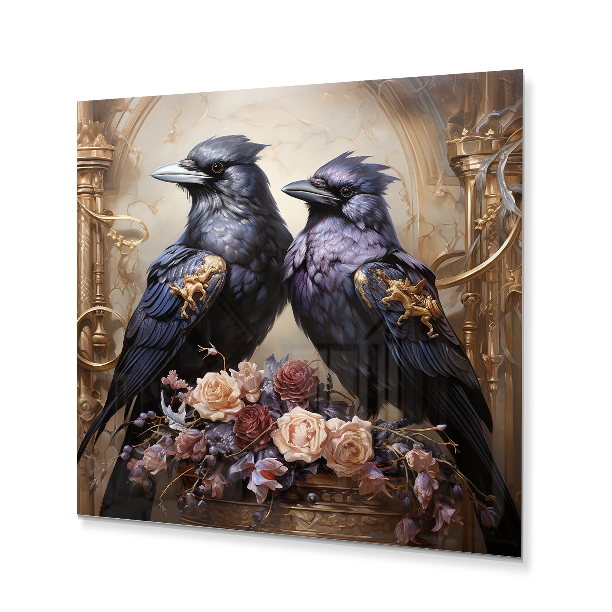 Designart "Crow Royal III" Landscapes Metal Art Living Room - Walmart.com