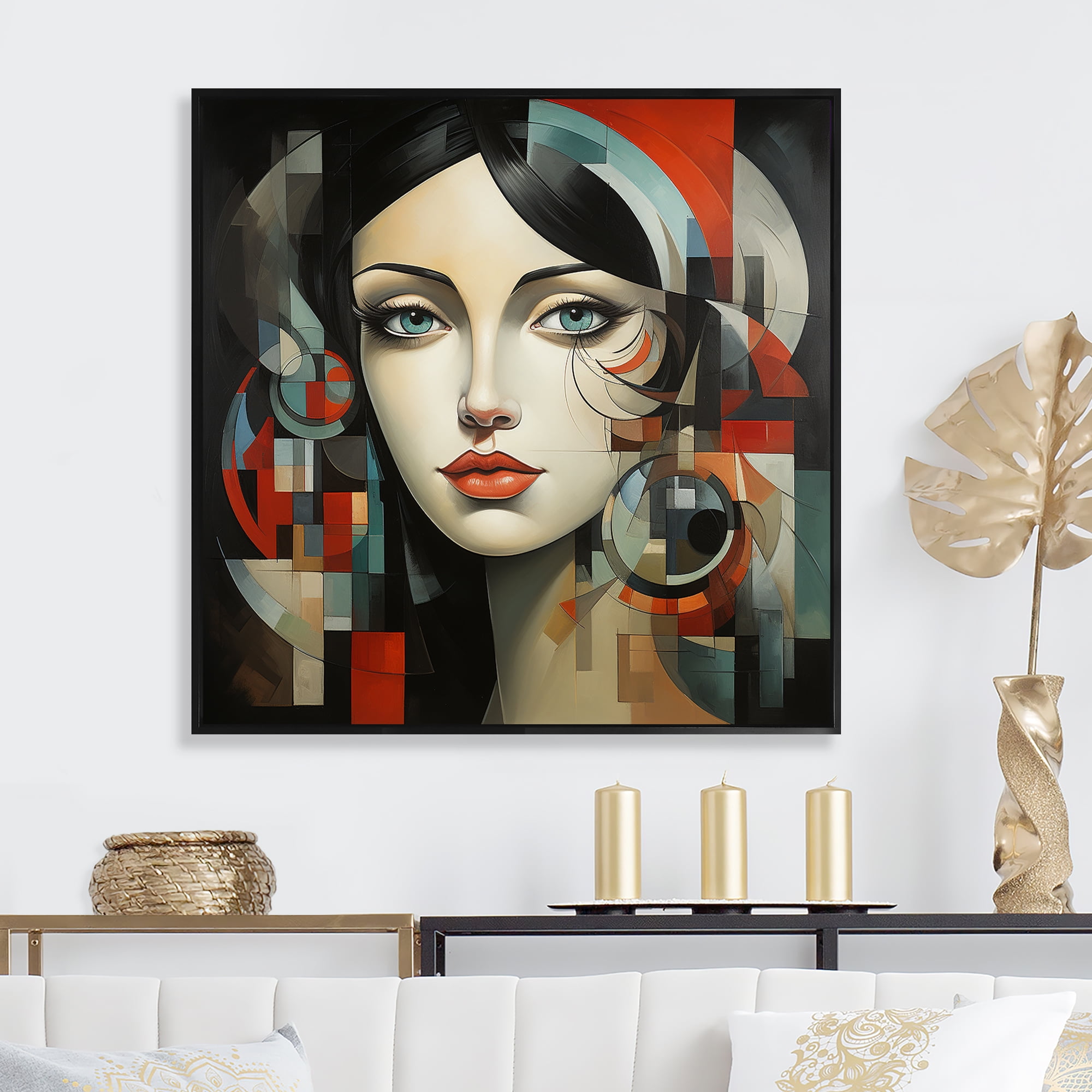 Designart "Cubism Portrait Inspired by Pablo Picasso III" Fashion ...