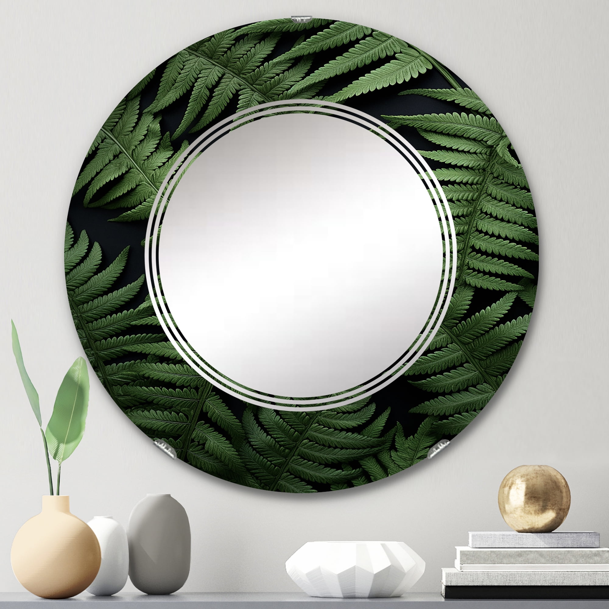 Designart "Delicate Intricacy Ferns Plant wall art" Floral & Botanical ...