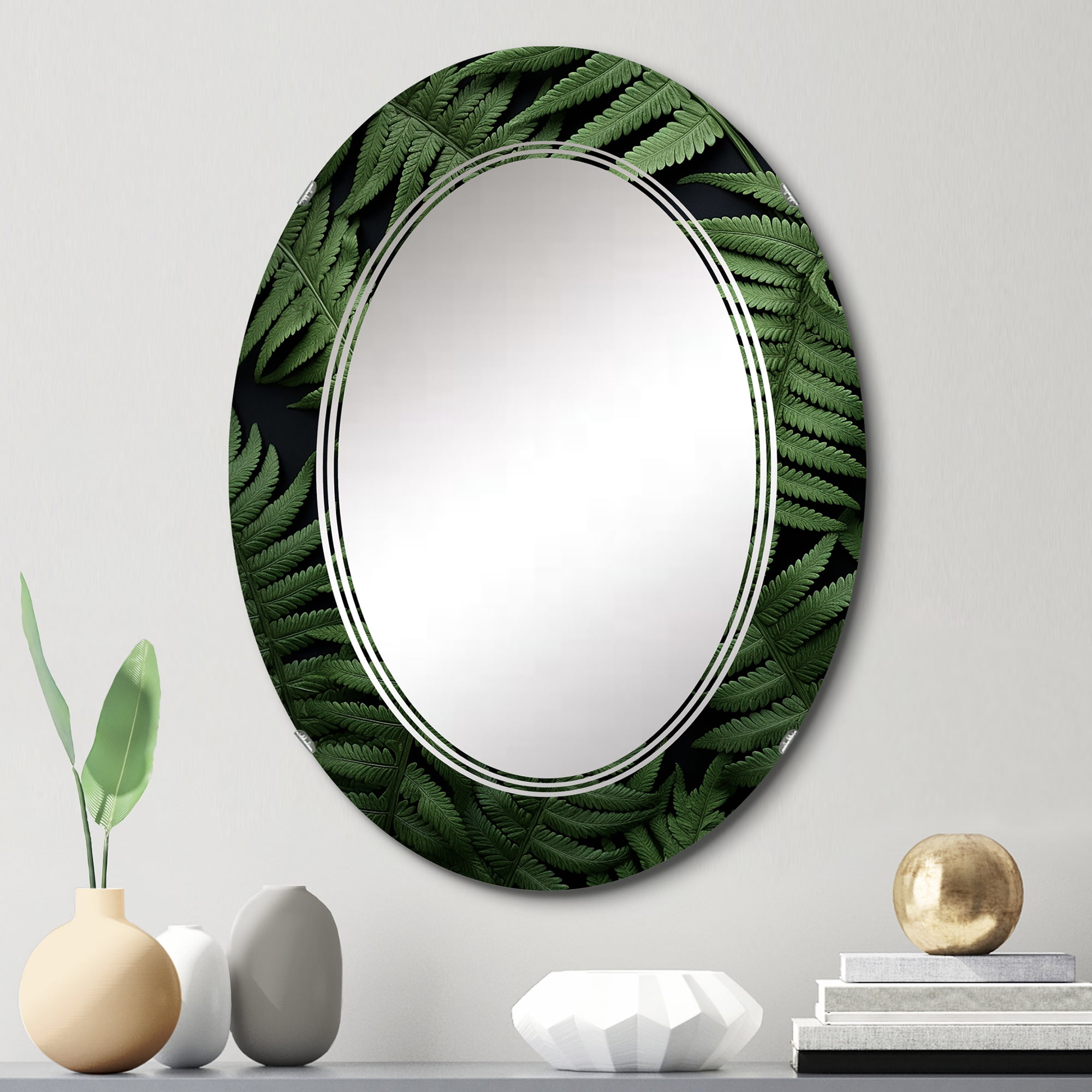 Designart "Delicate Intricacy Ferns Plant wall art" Floral & Botanical ...