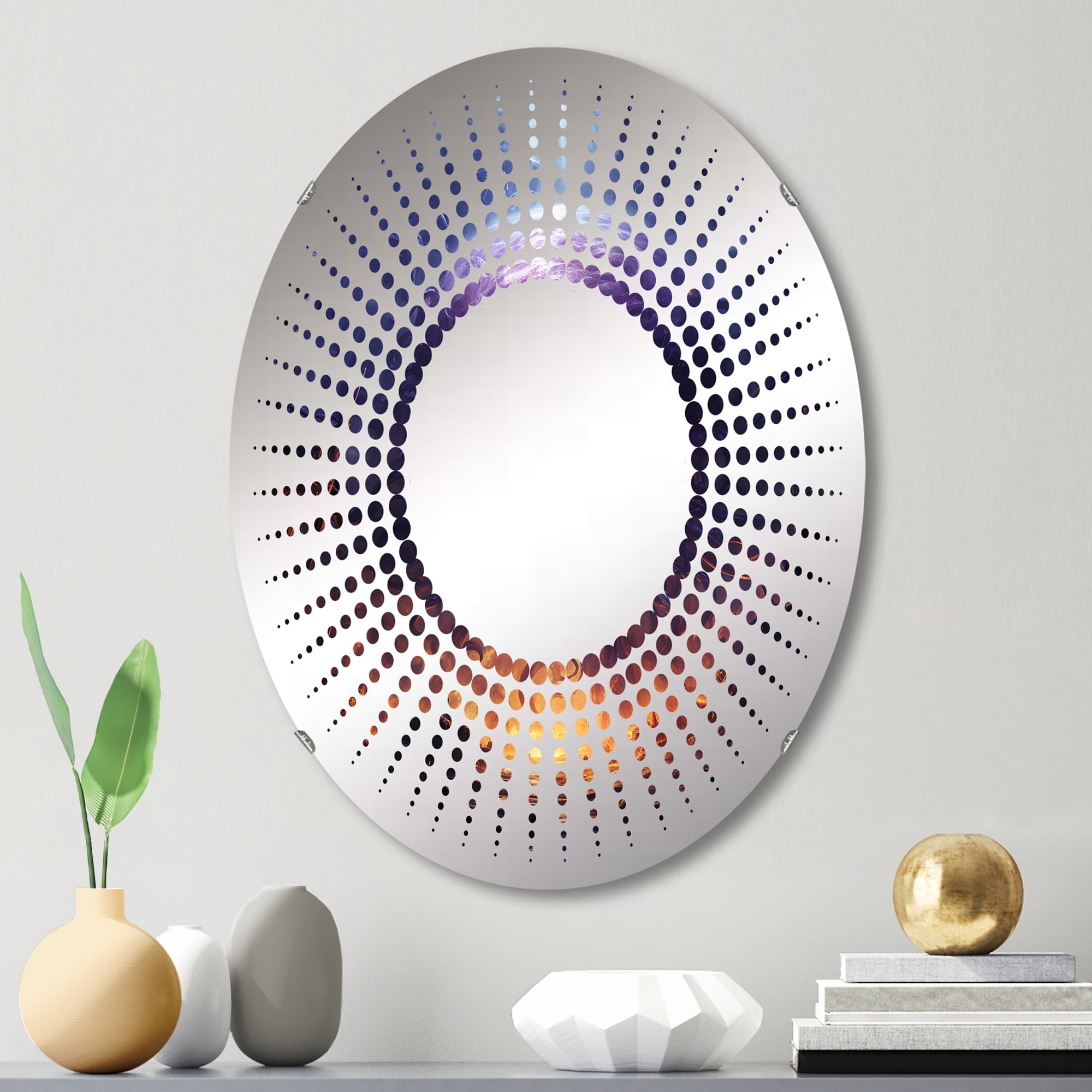 Designart "Dreaming Landscape of Orbital Overture I" Abstract Landscape ...