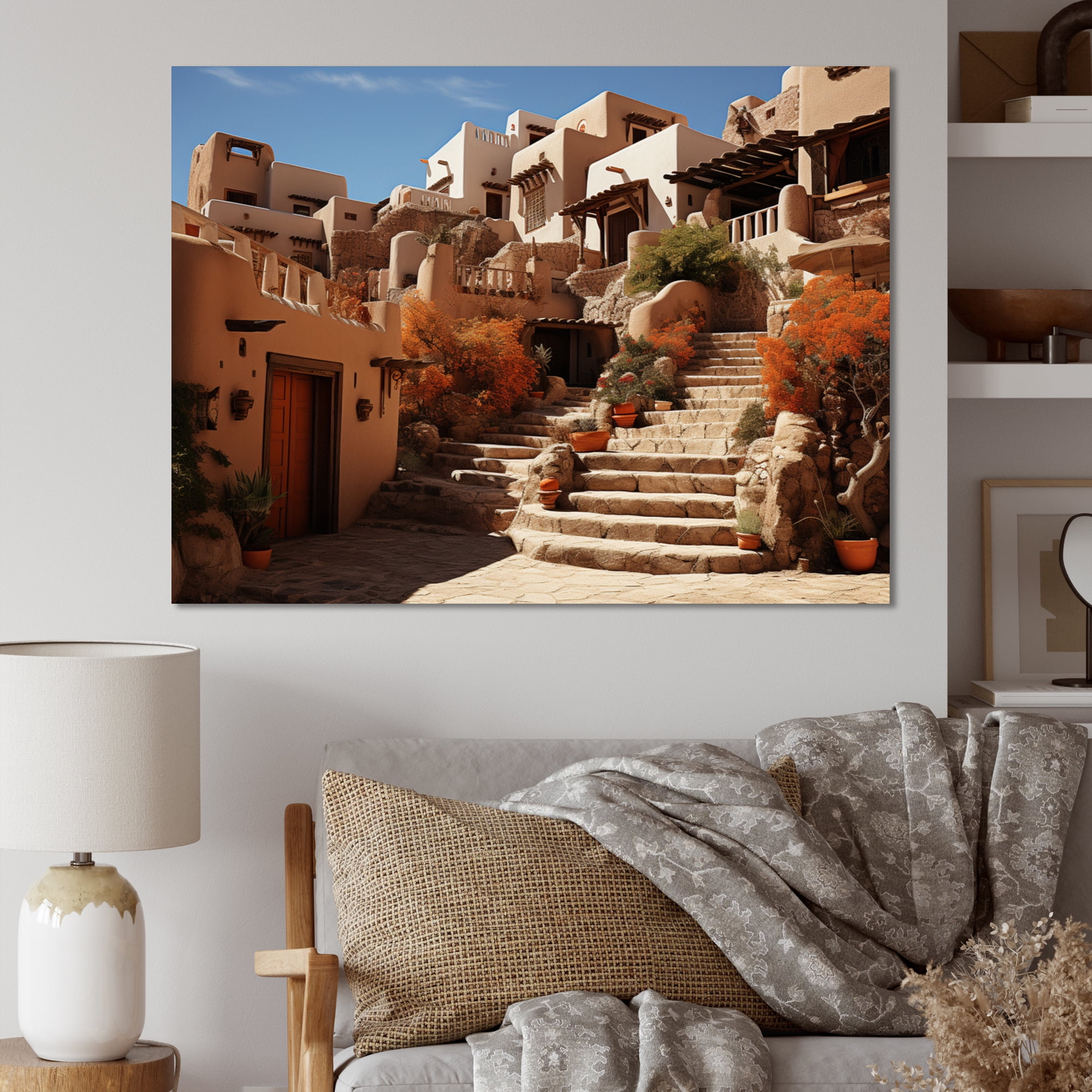 Designart "Egypt Nubian quintessence II" Egypt Wall Art Living Room ...