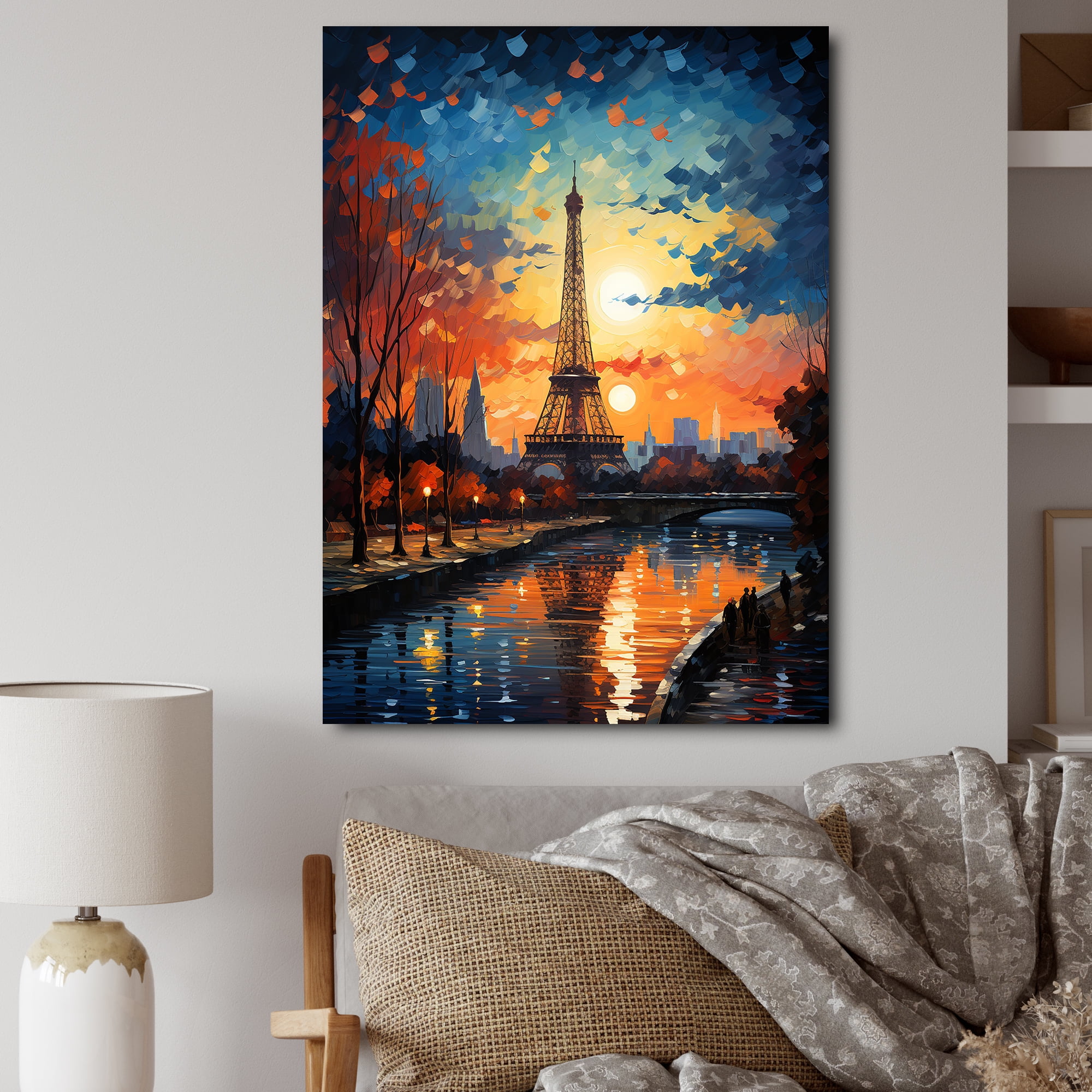 Designart "Eiffel Tower in the 19th Century A Vintage View II ...