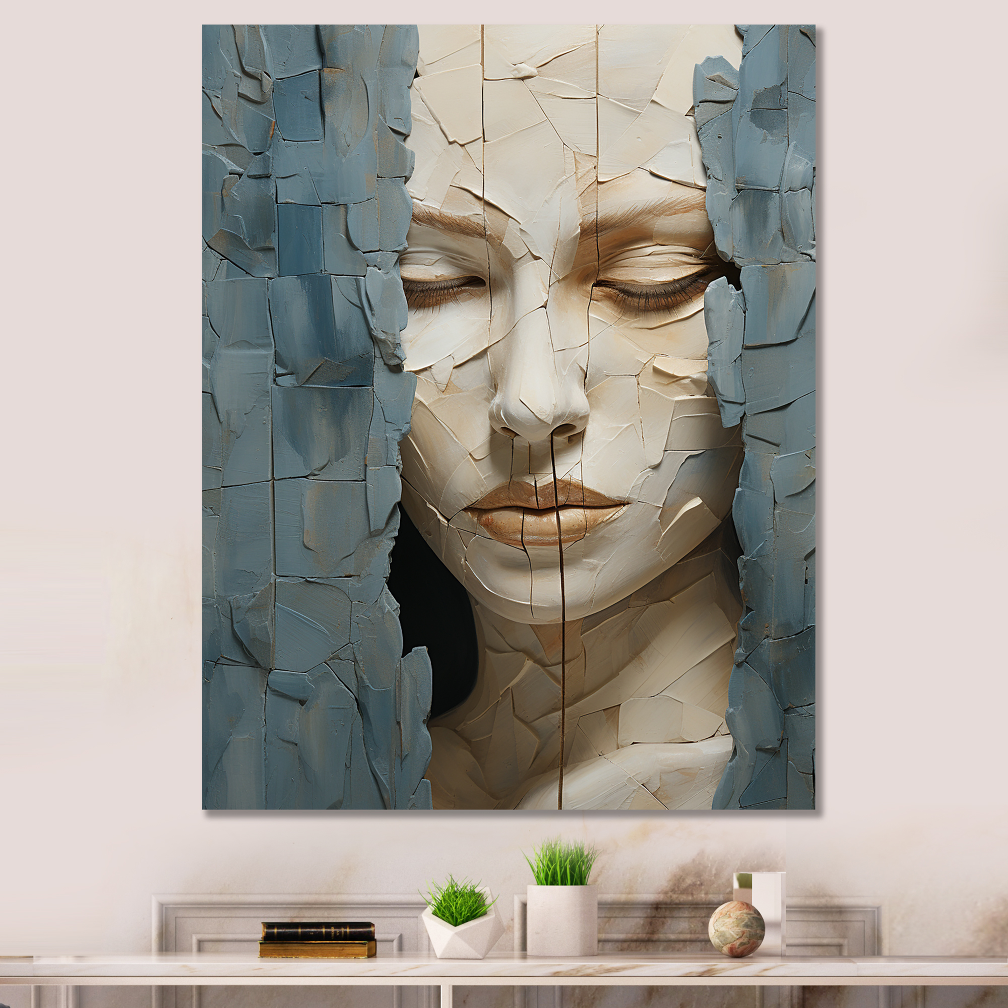 Designart "Elegance In Feminine Portraiture III" Elves Wall Decor ...