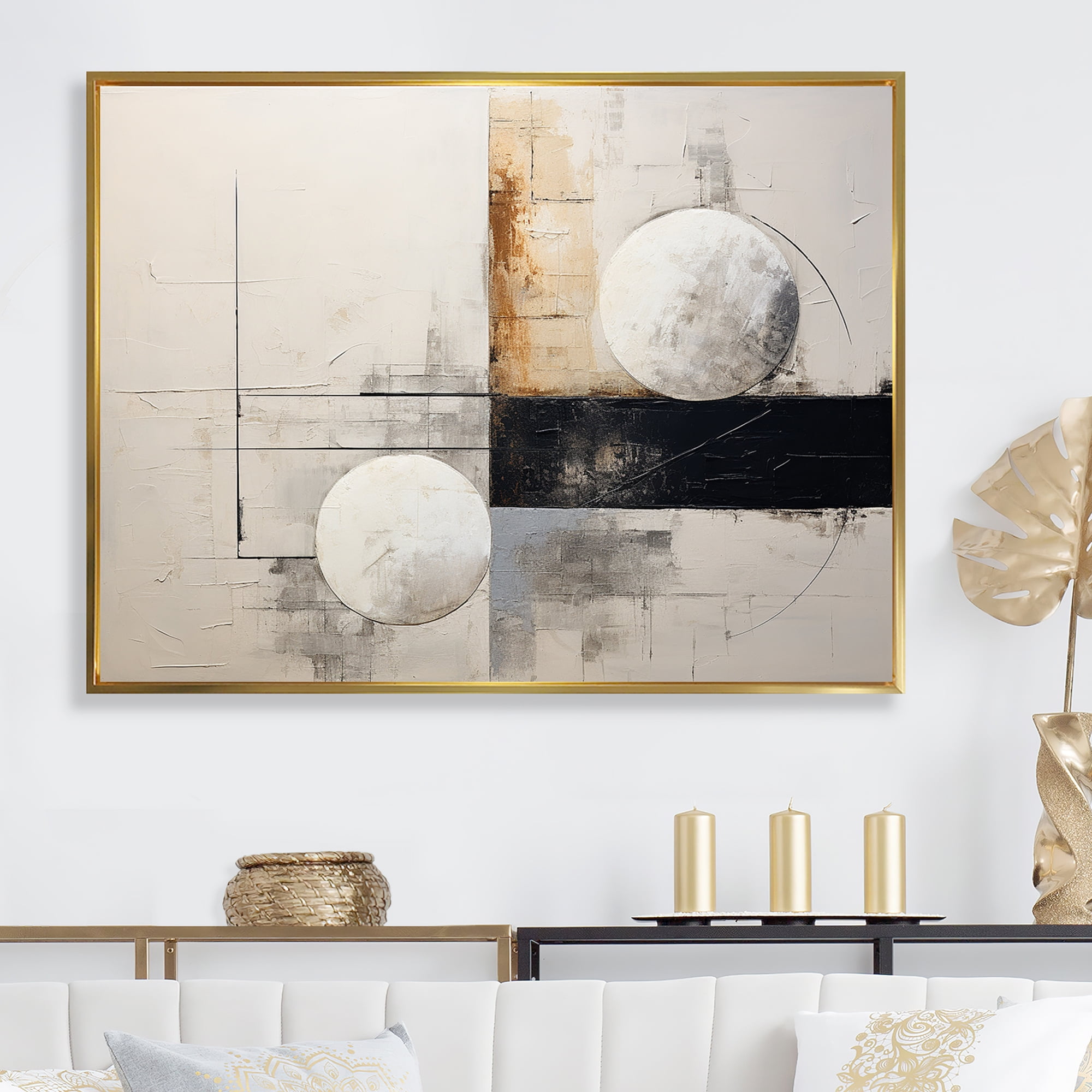 Designart "Embracing Western Simplicity II" Western Floater Framed Wall ...