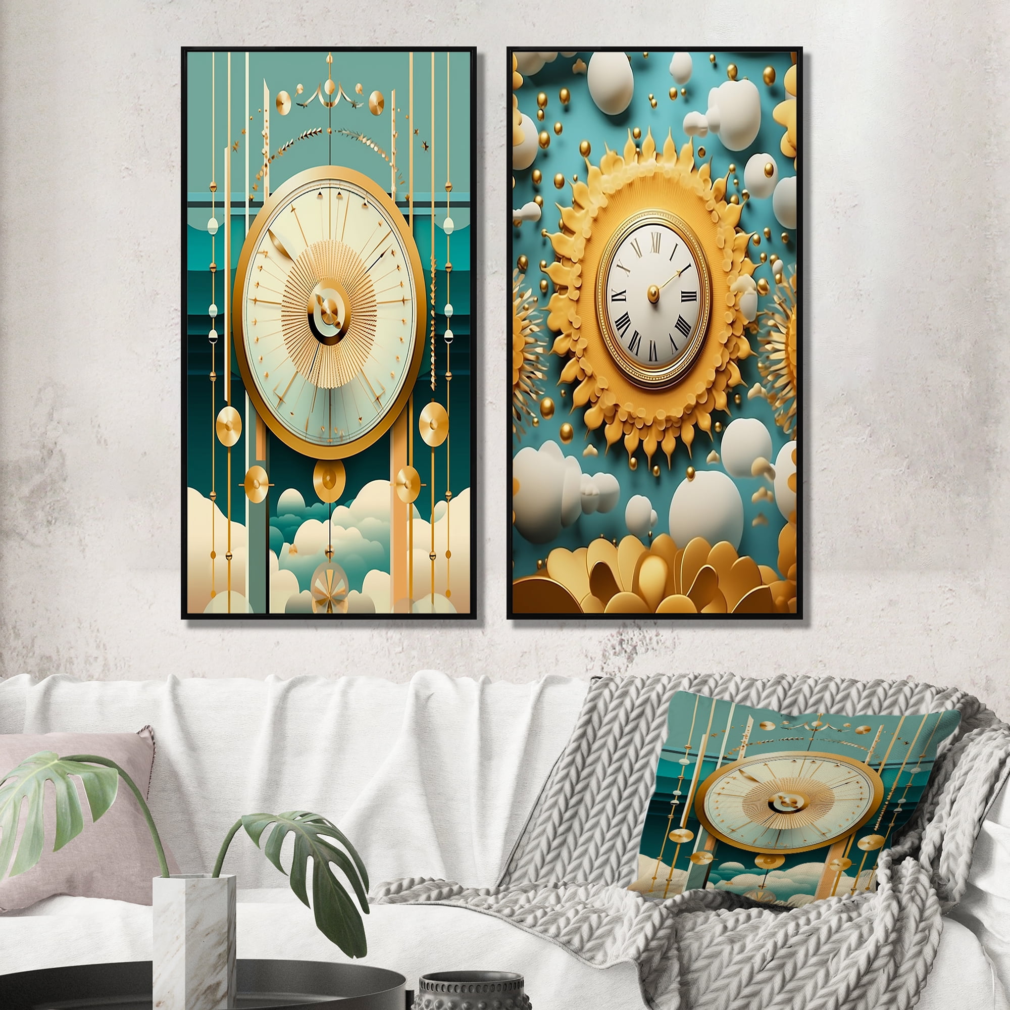 Designart "Eternal Future Geometric Architecture" Modern Geometric ...