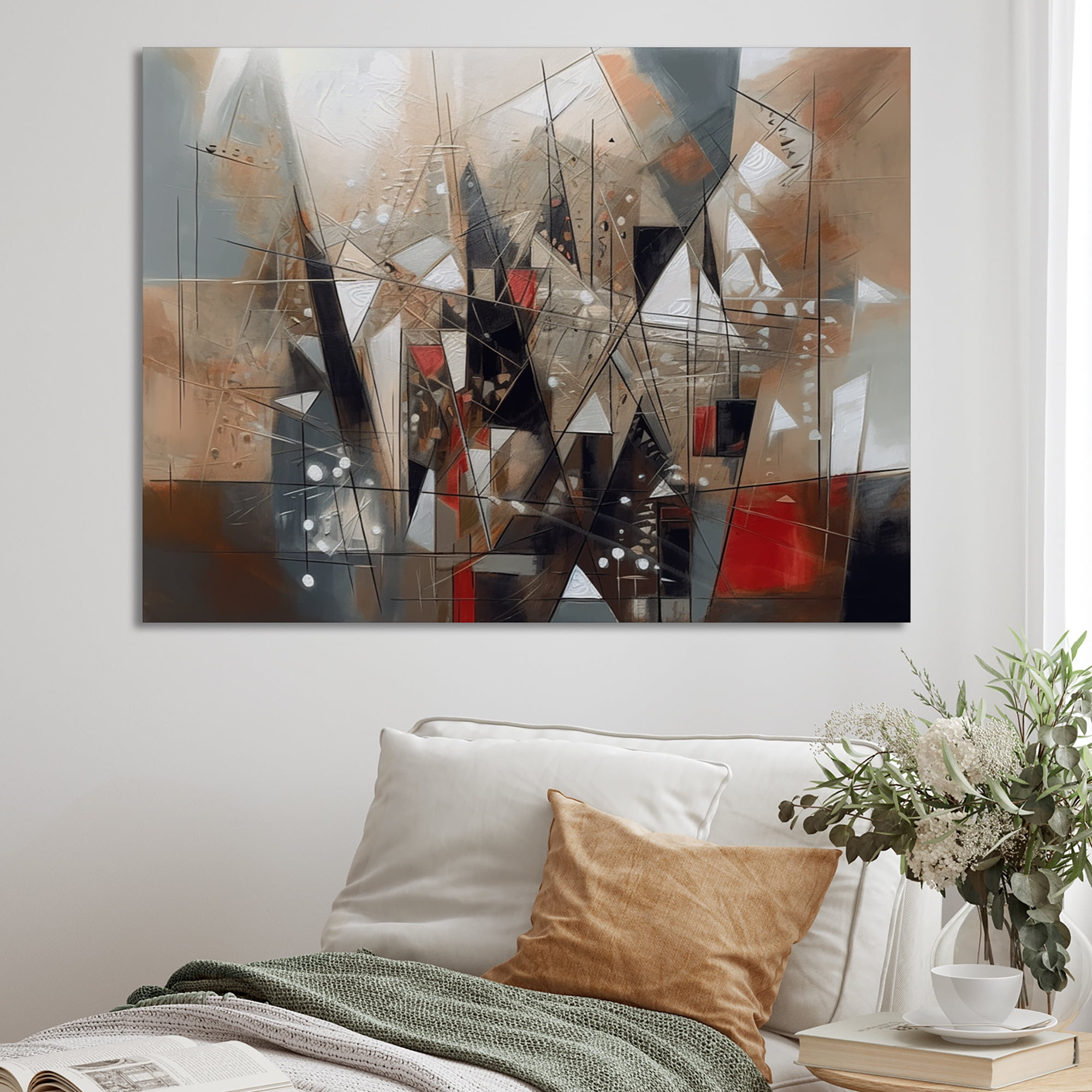 Designart "Exploring Cubist Abstractions I" Abstract Cubism Wall Decor ...