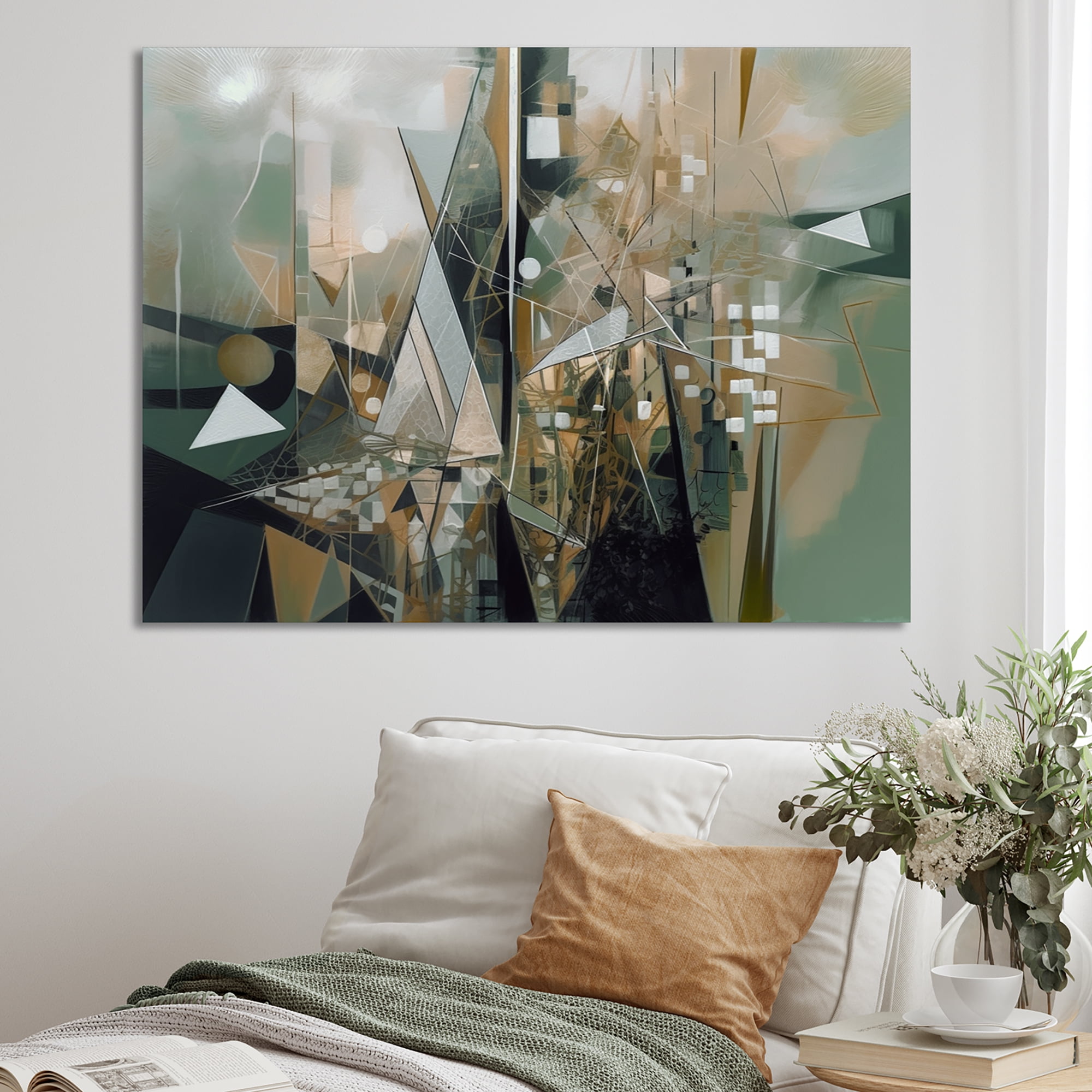 Designart "Exploring Cubist Abstractions III" Abstract Cubism Wall Art ...