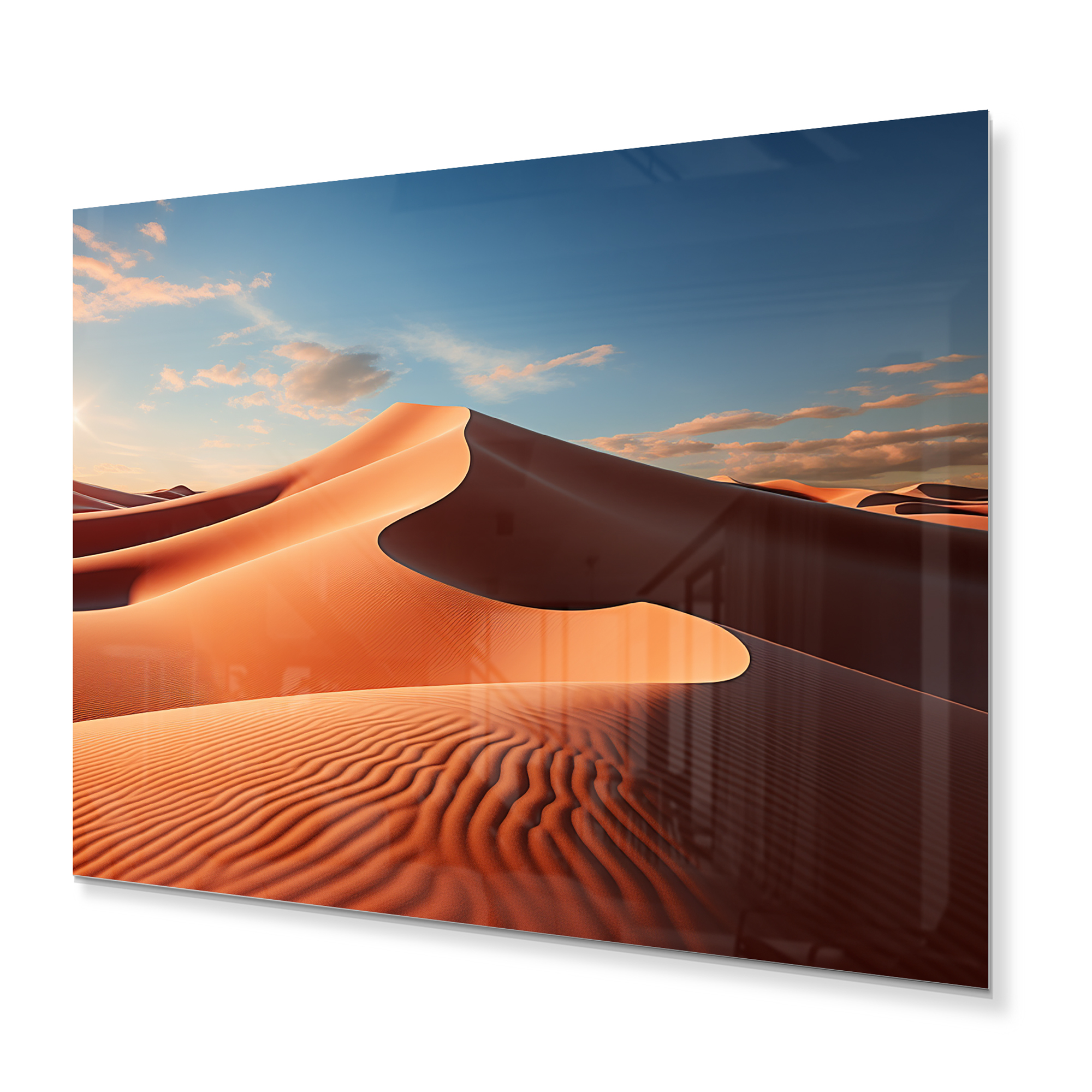 Designart "Exploring the Vastness of the Desert I" Landscapes Metal ...