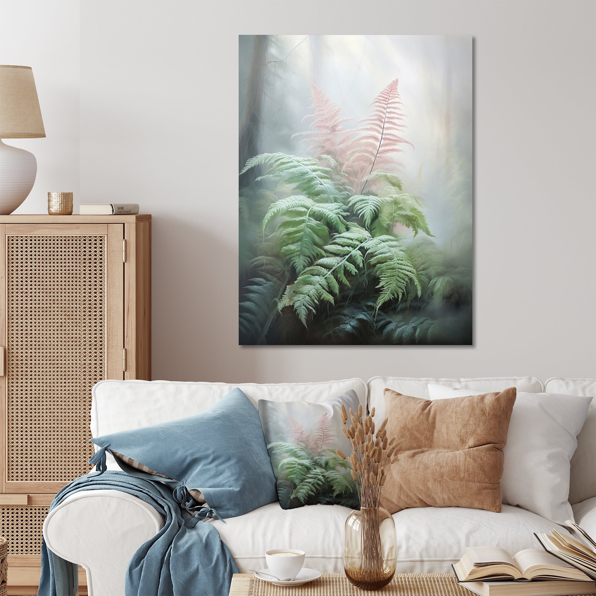Designart "Ferns love expression VI" Ferns Metal Wall Decor - Walmart.com