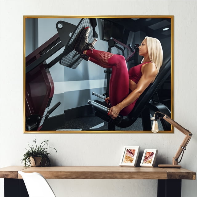 Designart "Fitness Concept In Woman'S Gym Training" Aerobic ...