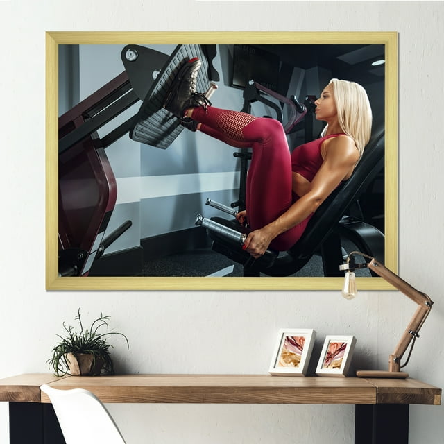 Designart "Fitness Concept In Woman'S Gym Training" Aerobic ...