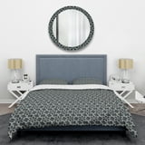 Designart 'Floral 3d Pattern Background.' Mid-Century Modern Duvet ...