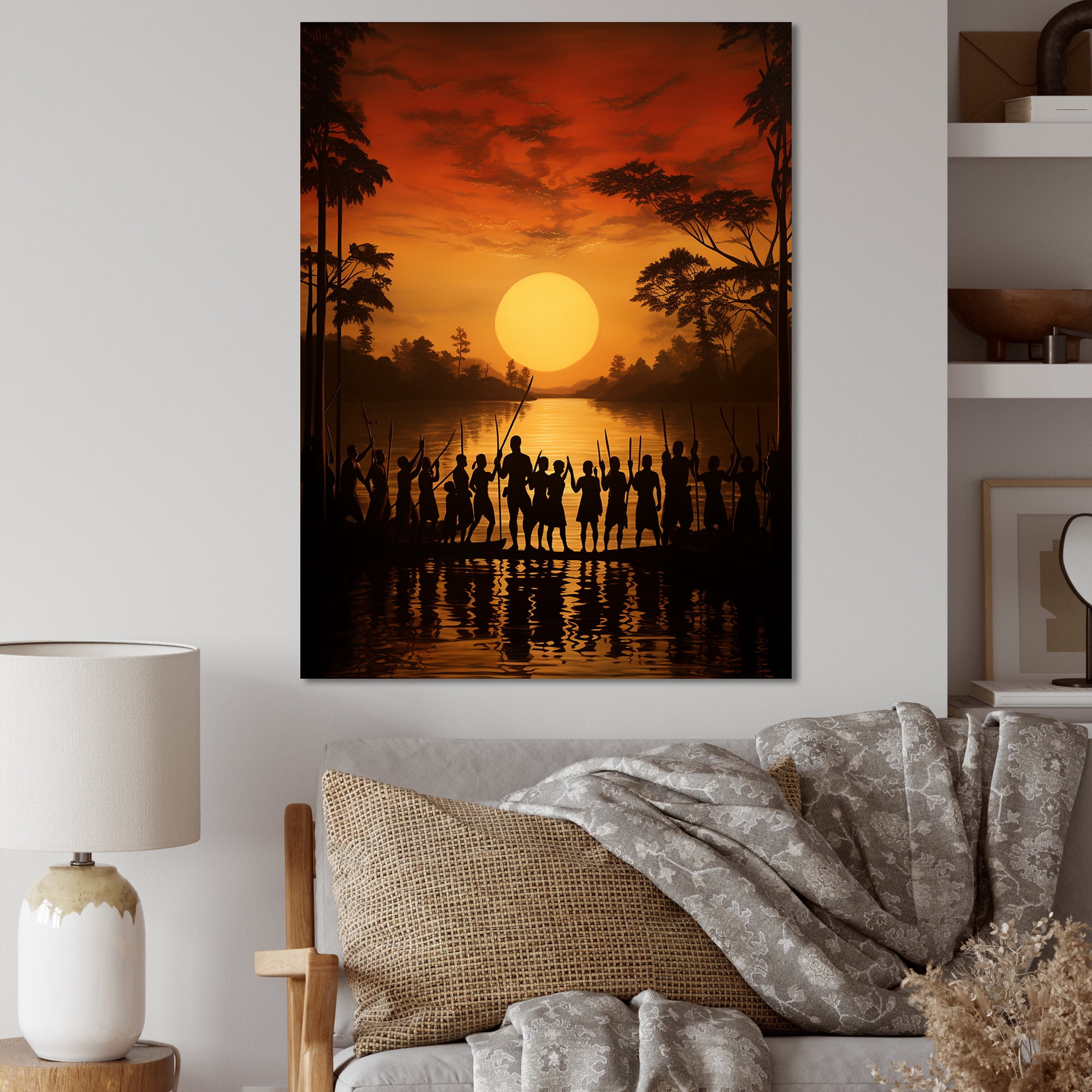 Designart "Fulani Traditions African Tribes Journey II" People Canvas ...