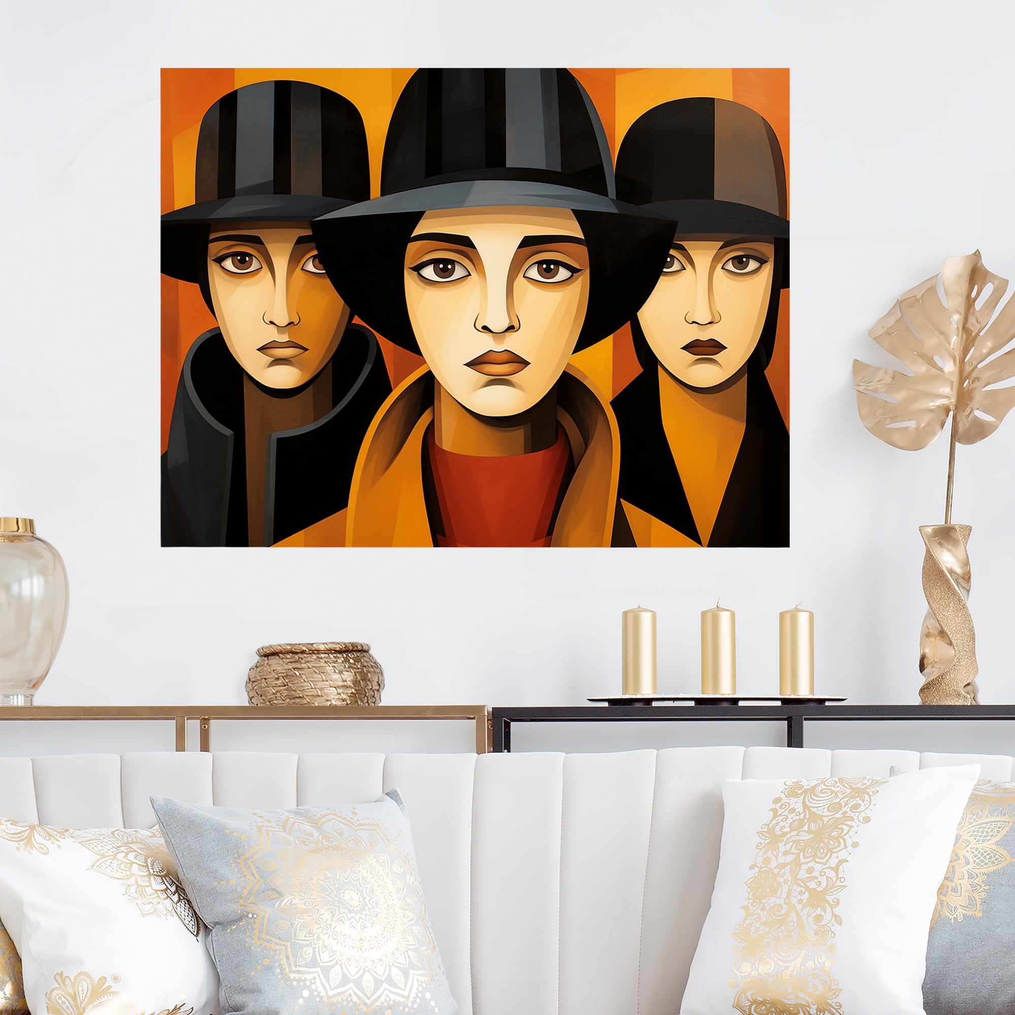 Designart "Harlem Renaissance Awakening 2 In Black and Yellow"Harlem ...