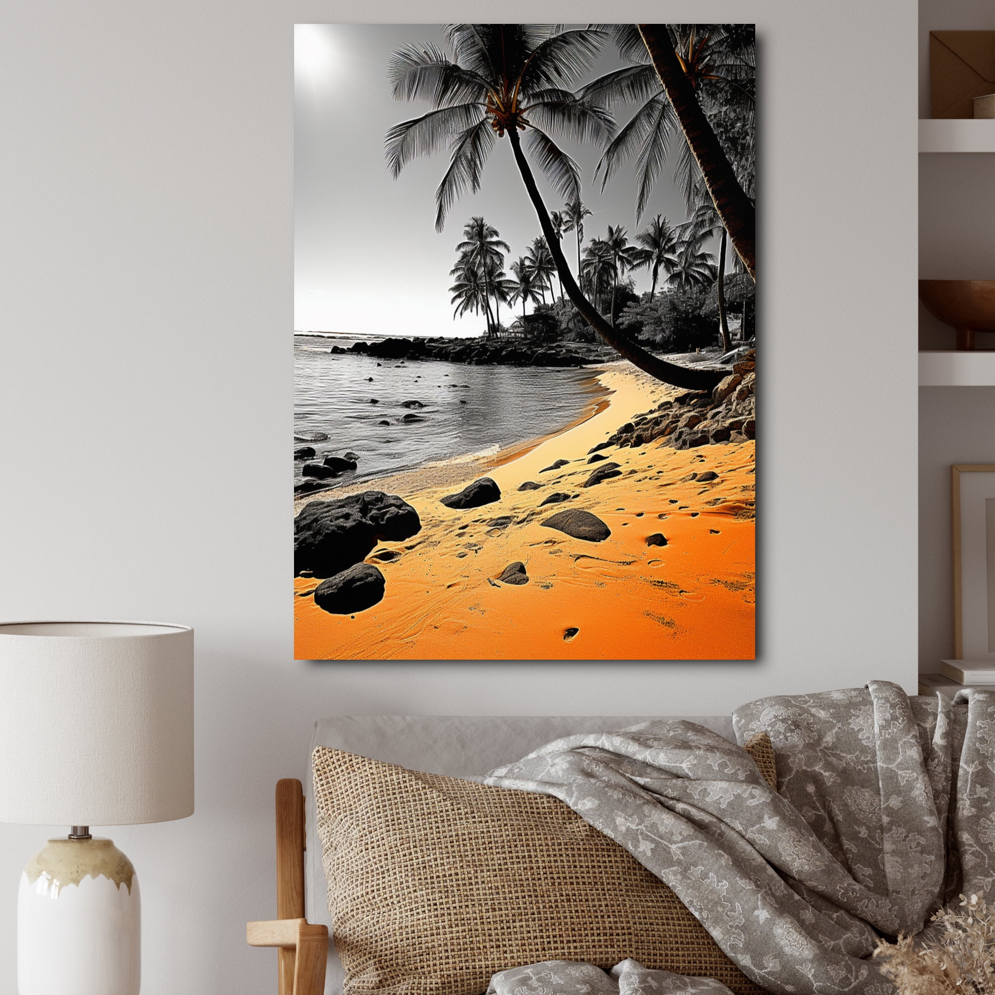 Designart "Haven in Tropical Hawaii II" Nautical & Beach Wall Decor ...