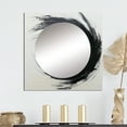 Designart "Indispensable Existence Monochrome Abstraction I" Abstract ...