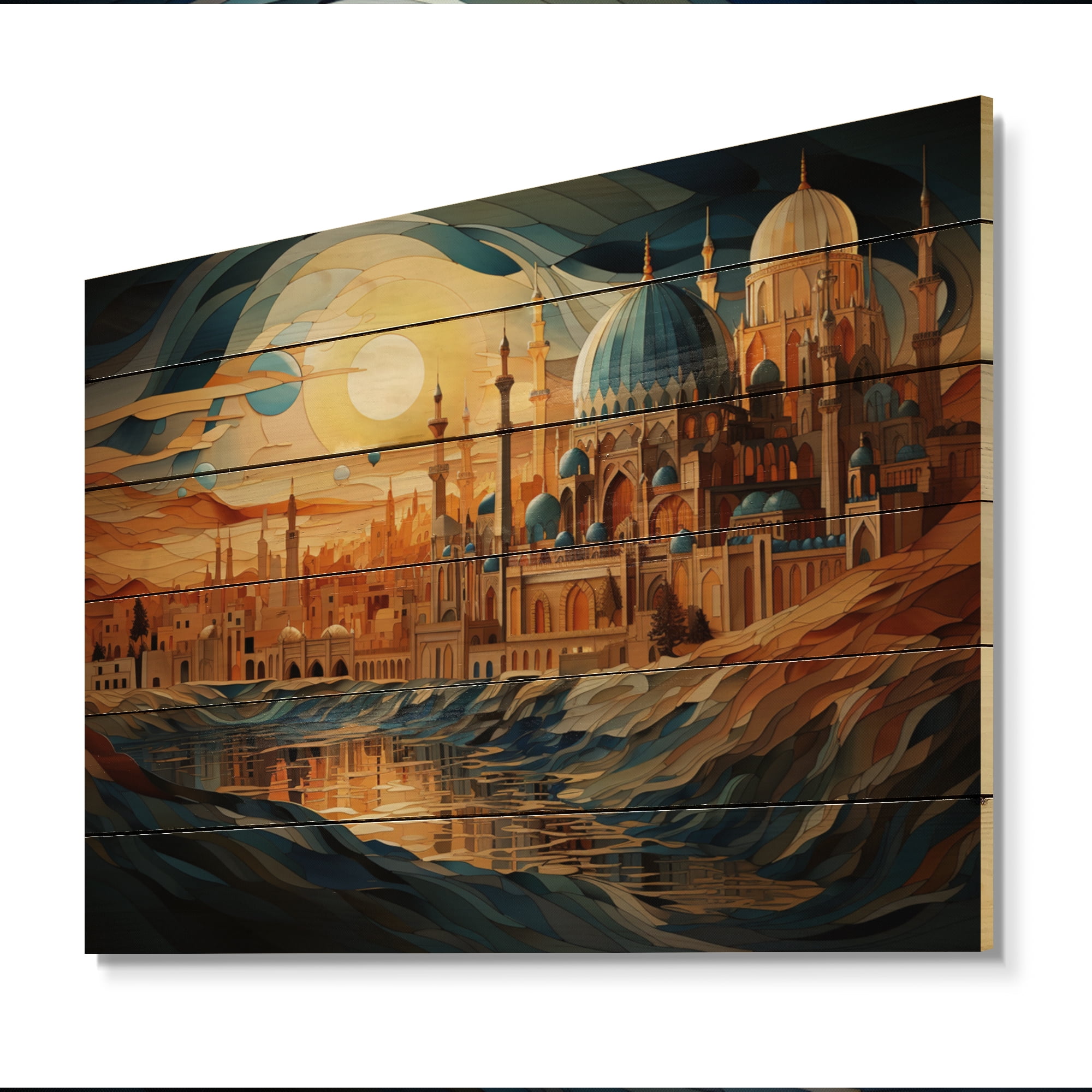 Designart "Intricacy This Islam Islamic wall art I" Islamic Print on ...