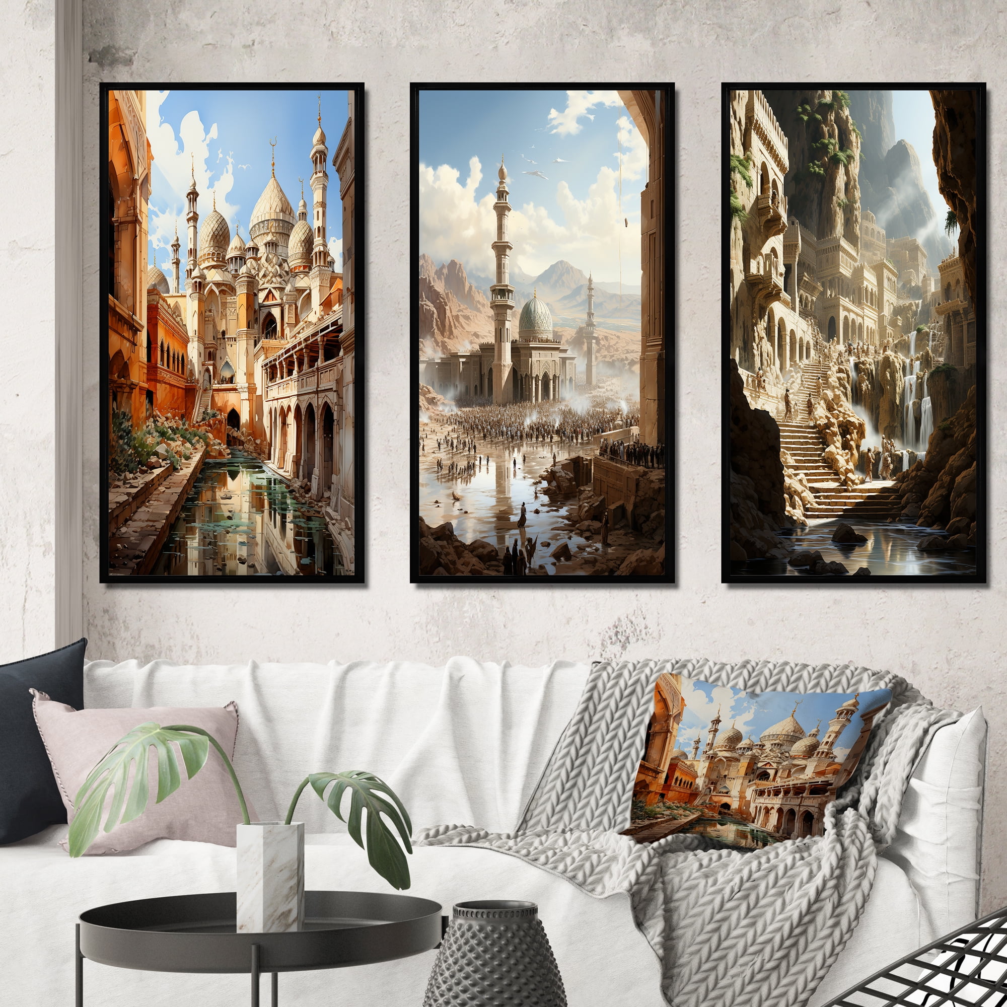 Designart "Islamic Architecture Islam wall art I" Religion ...