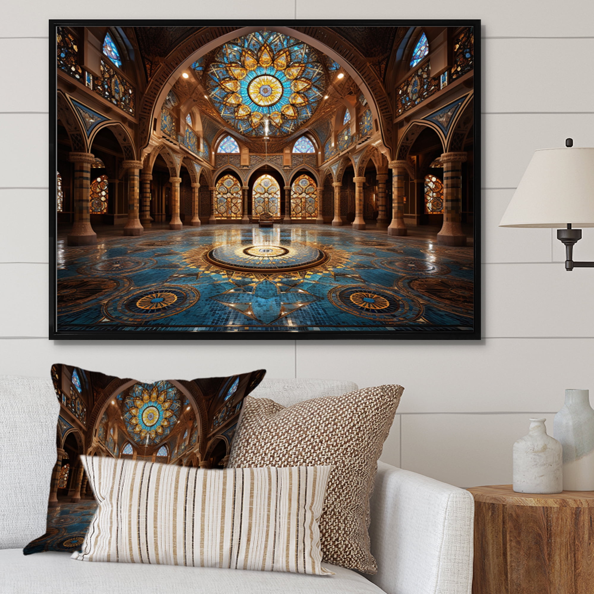 Designart "Islamic Architecture Islam wall art III" Islamic Floater ...
