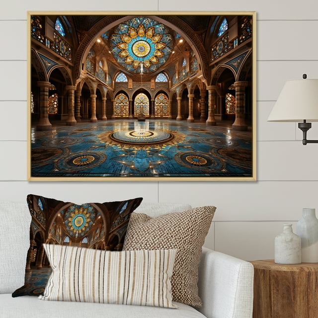 Designart "Islamic Architecture Islam wall art III" Islamic Floater ...