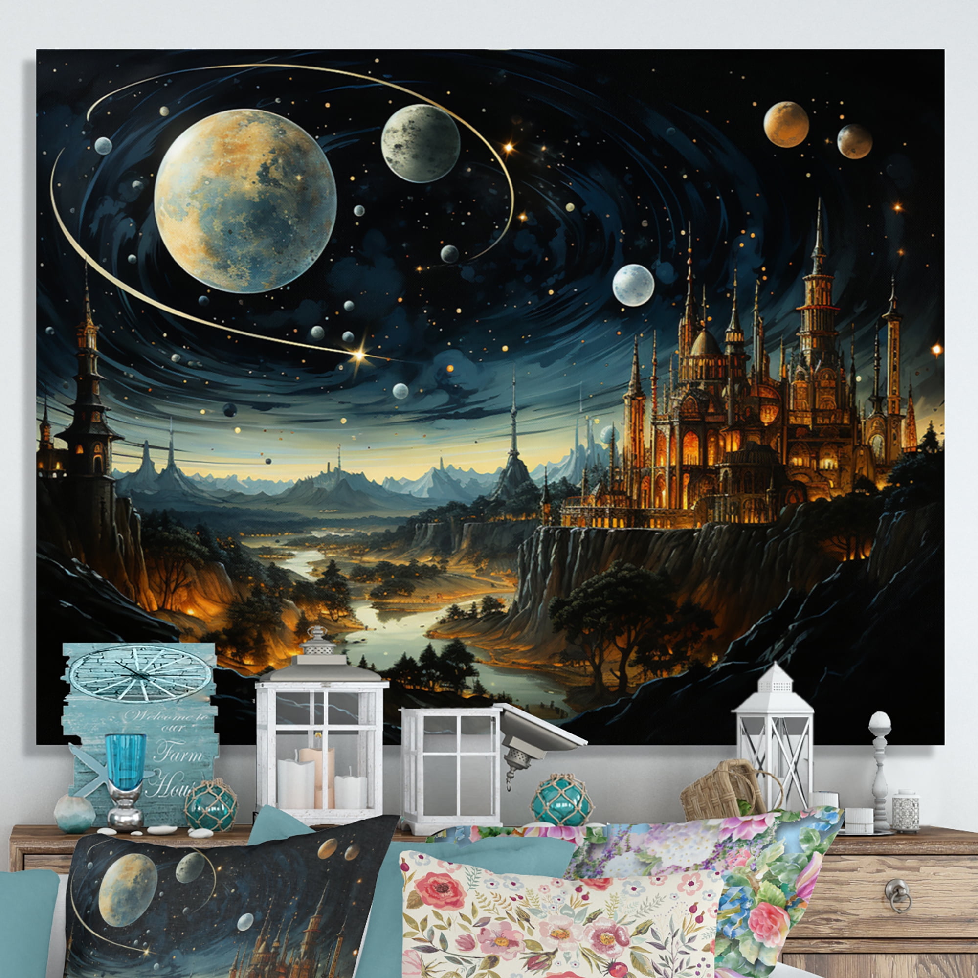 Designart "Islamic Astronomy Islam painting III" Islamic Wall Art Print ...