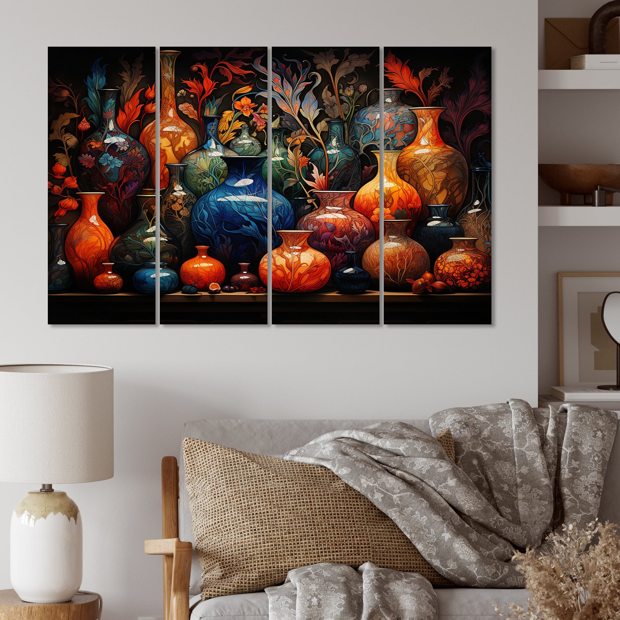 Designart "Islamic Pottery Islam wall art I" Islamic Metal Art Print ...