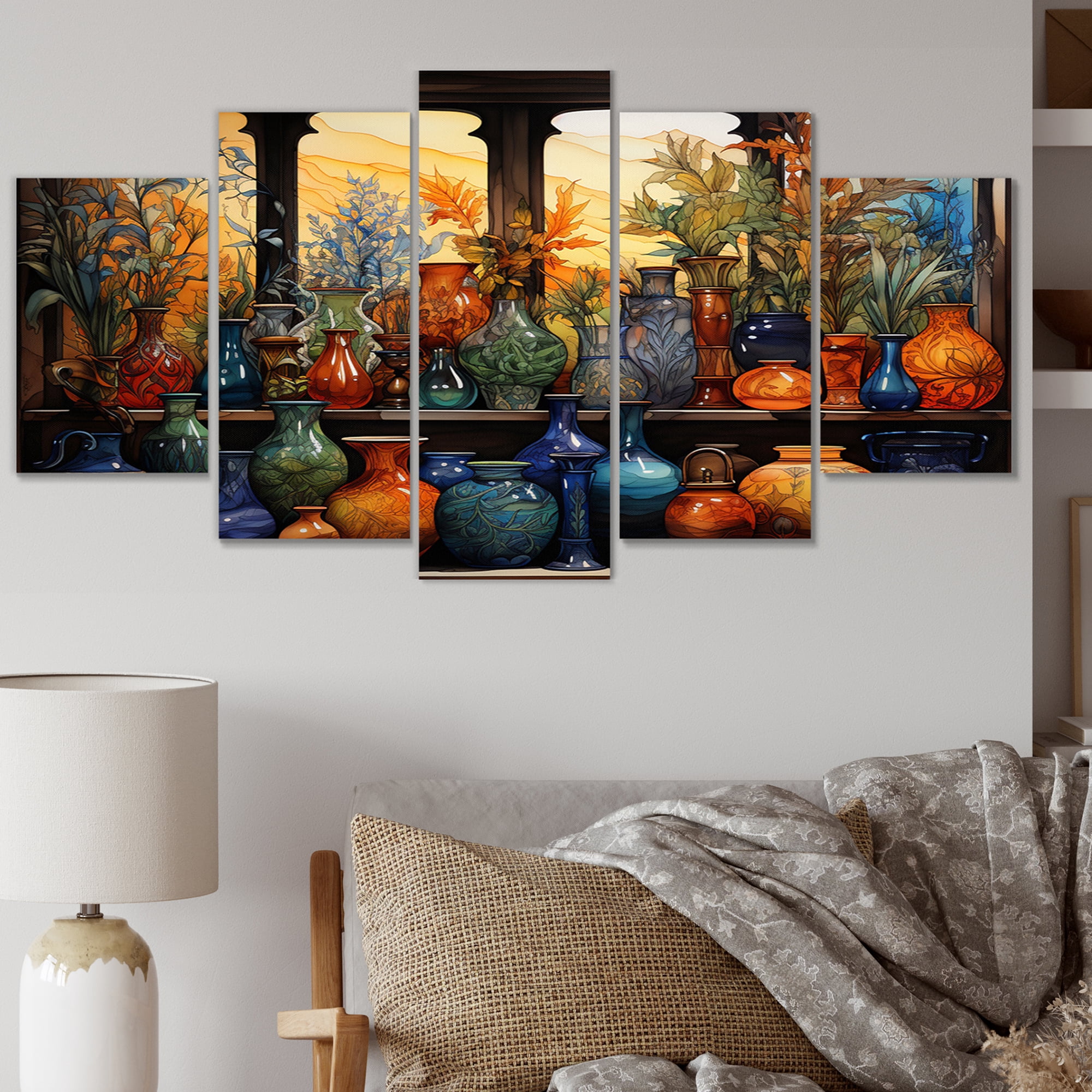 Designart "Islamic Pottery Islam wall art II" Islamic Metal Wall Art ...