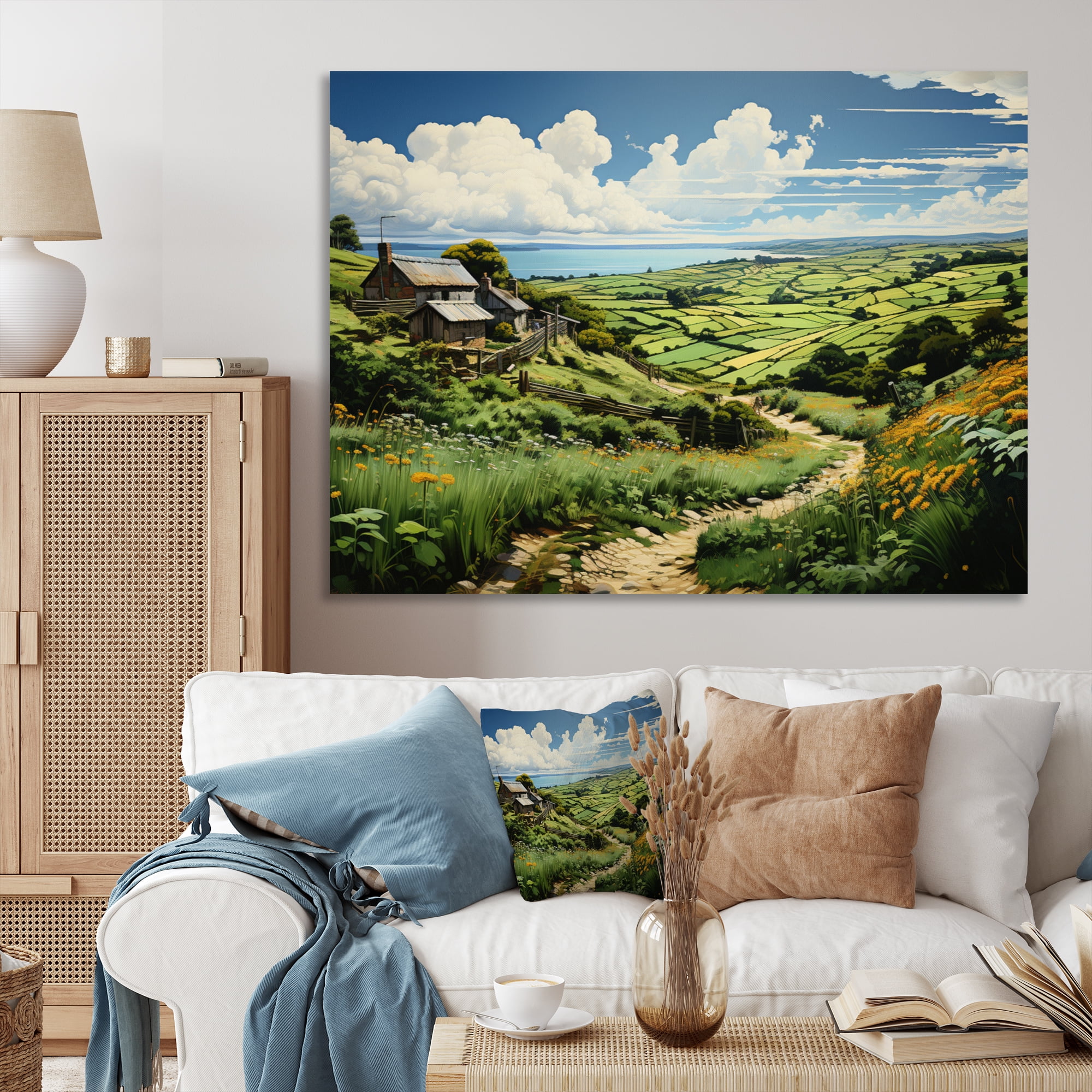 Designart "Isle This Ireland Emerald wall decor III" Ireland Wall Art ...