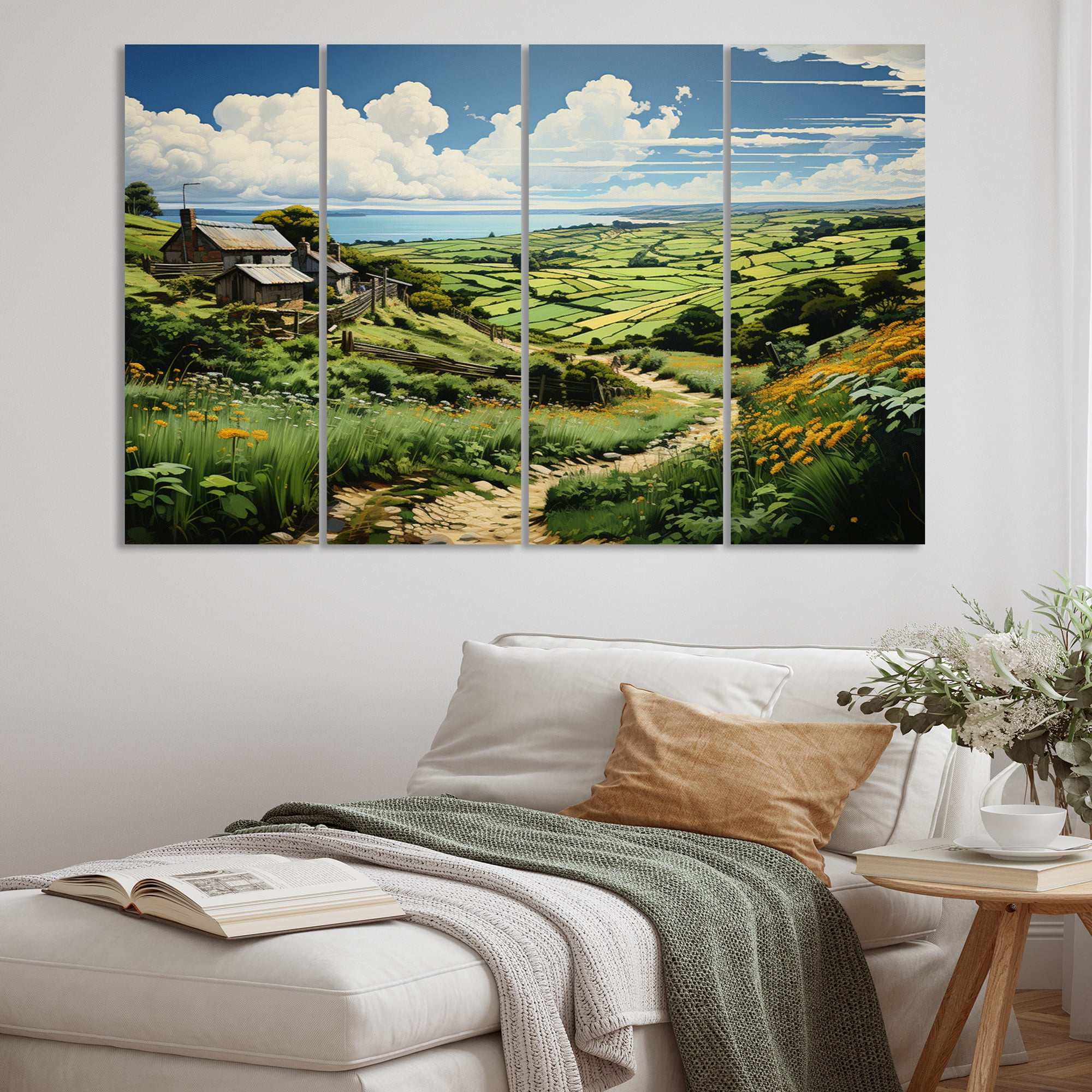 Designart "Isle This Ireland Emerald wall decor III" Ireland Wall Art ...
