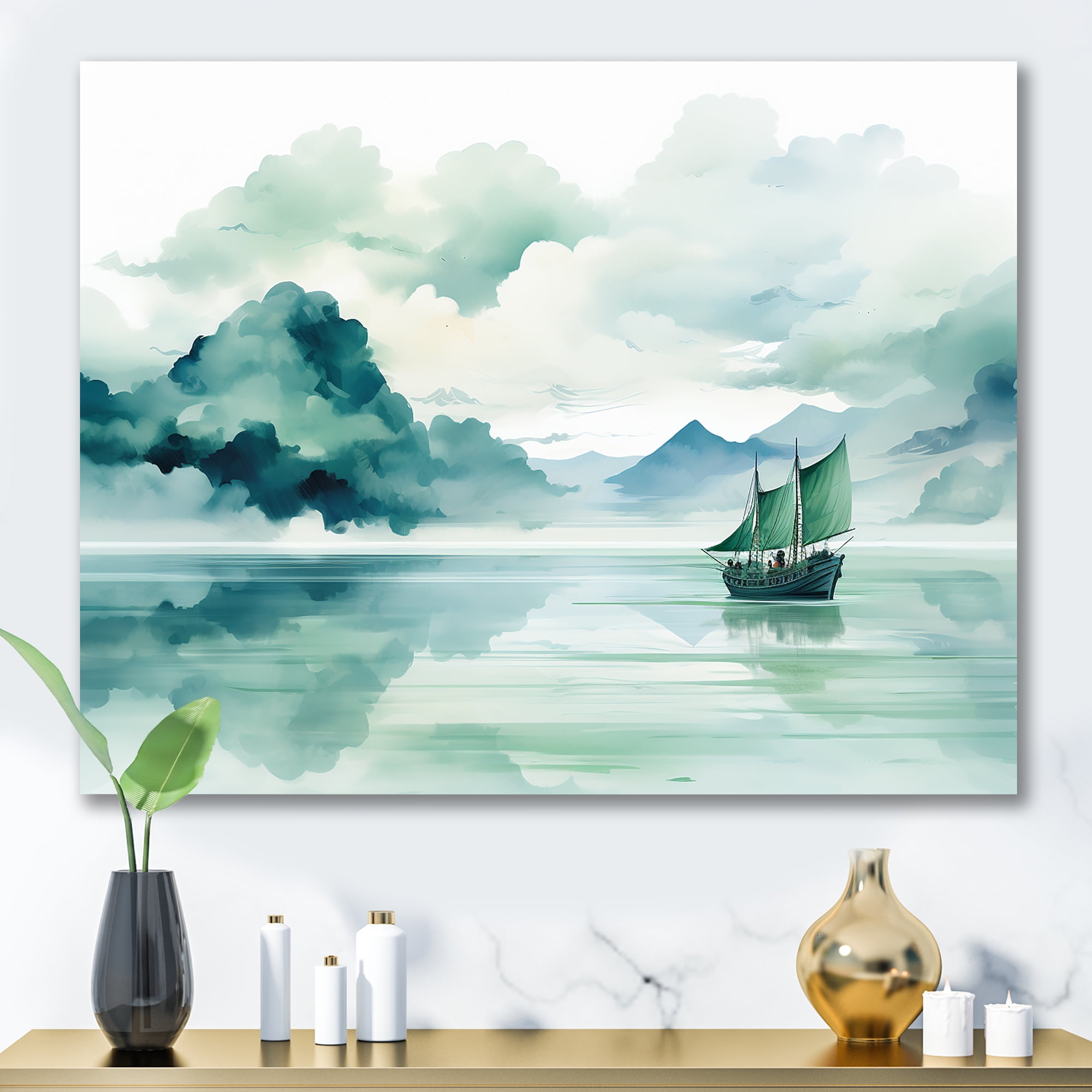 Designart "Journey along the Yangtze River in China" Extra Large People ...