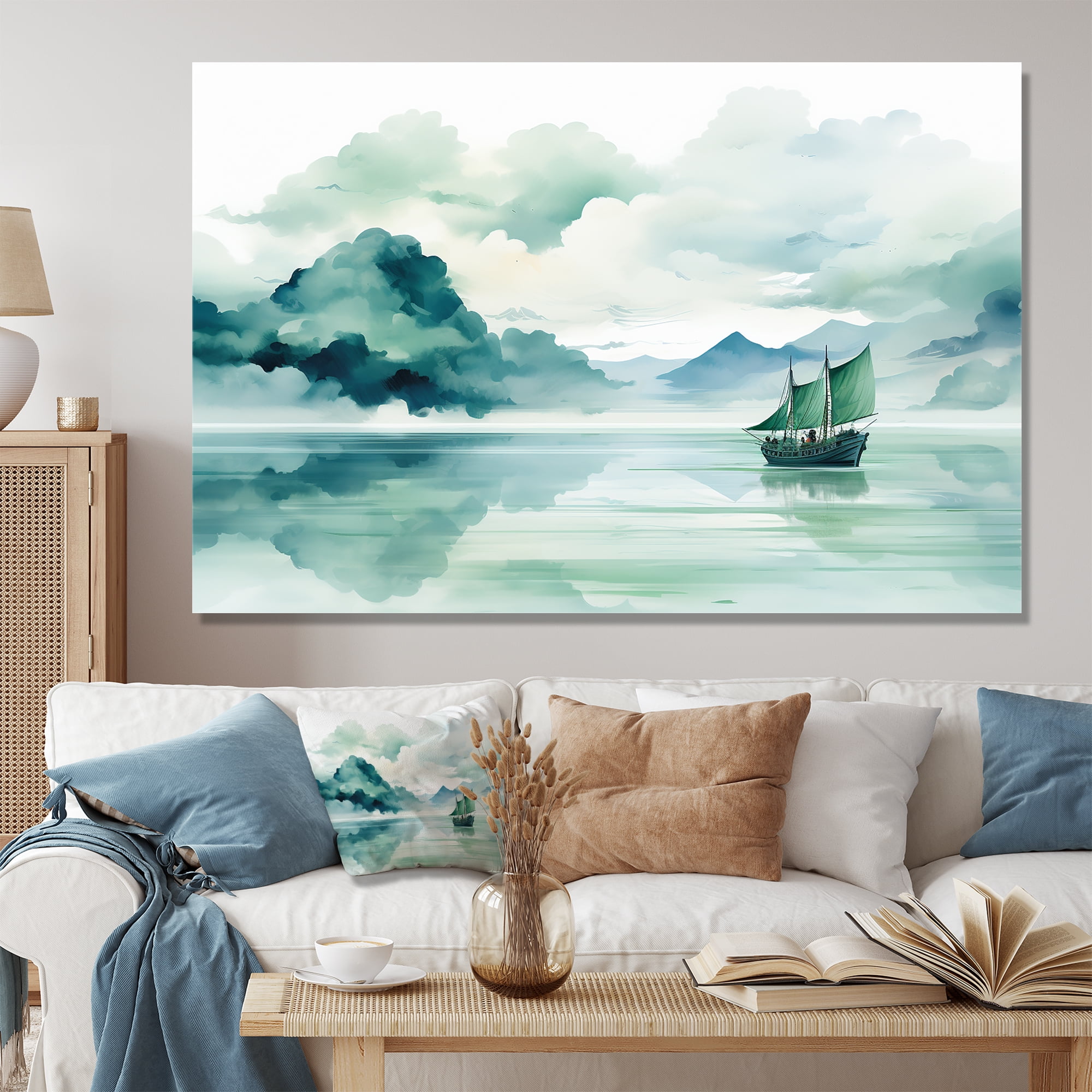 Designart "Journey along the Yangtze River in China" Extra Large People ...