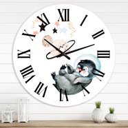 Icy Giftware Set of 2 White and Red Cardinal Cuckoo Wall Clocks 15 ...