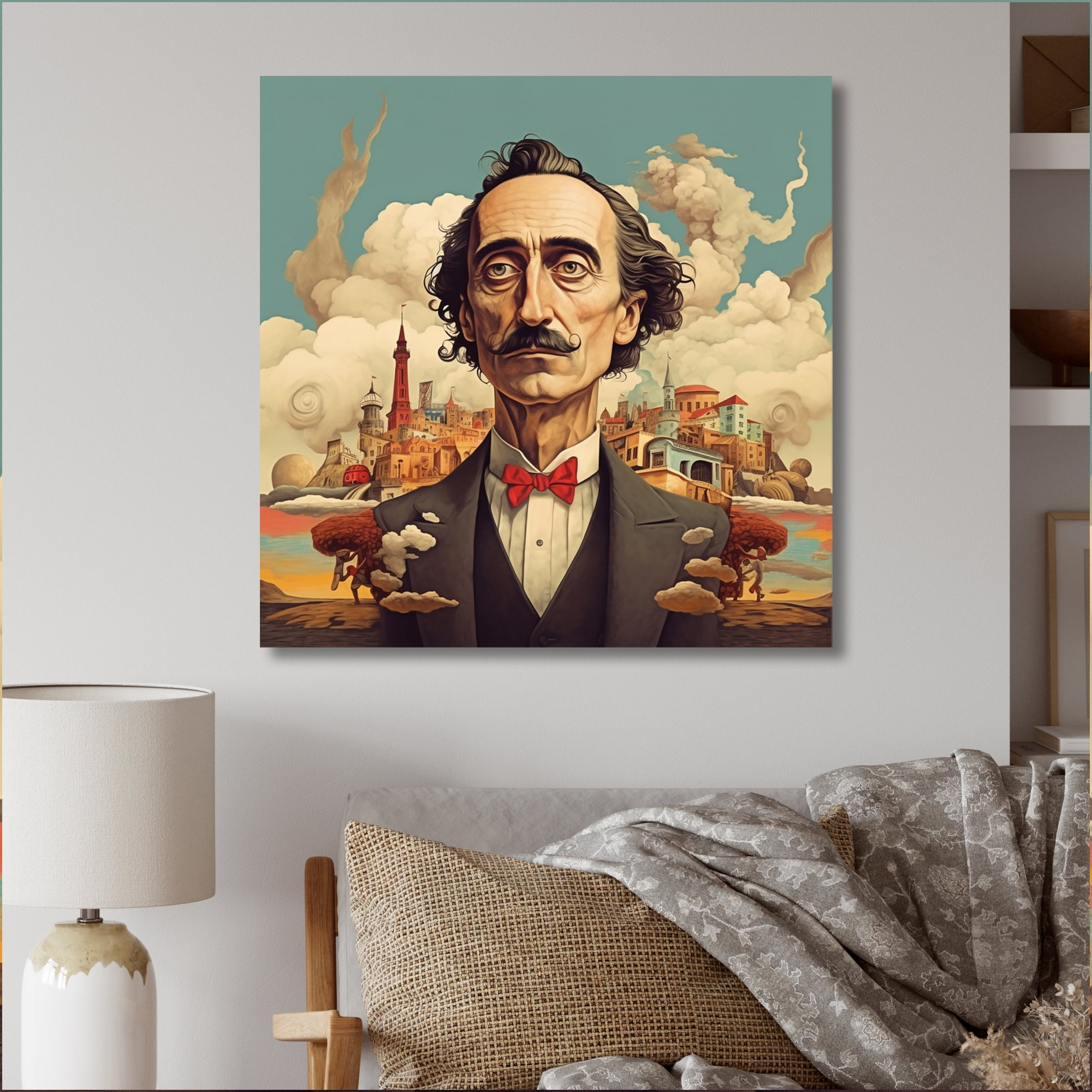 Designart "Masterpiece of Innovation II" Masterpiece Metal Wall Art ...