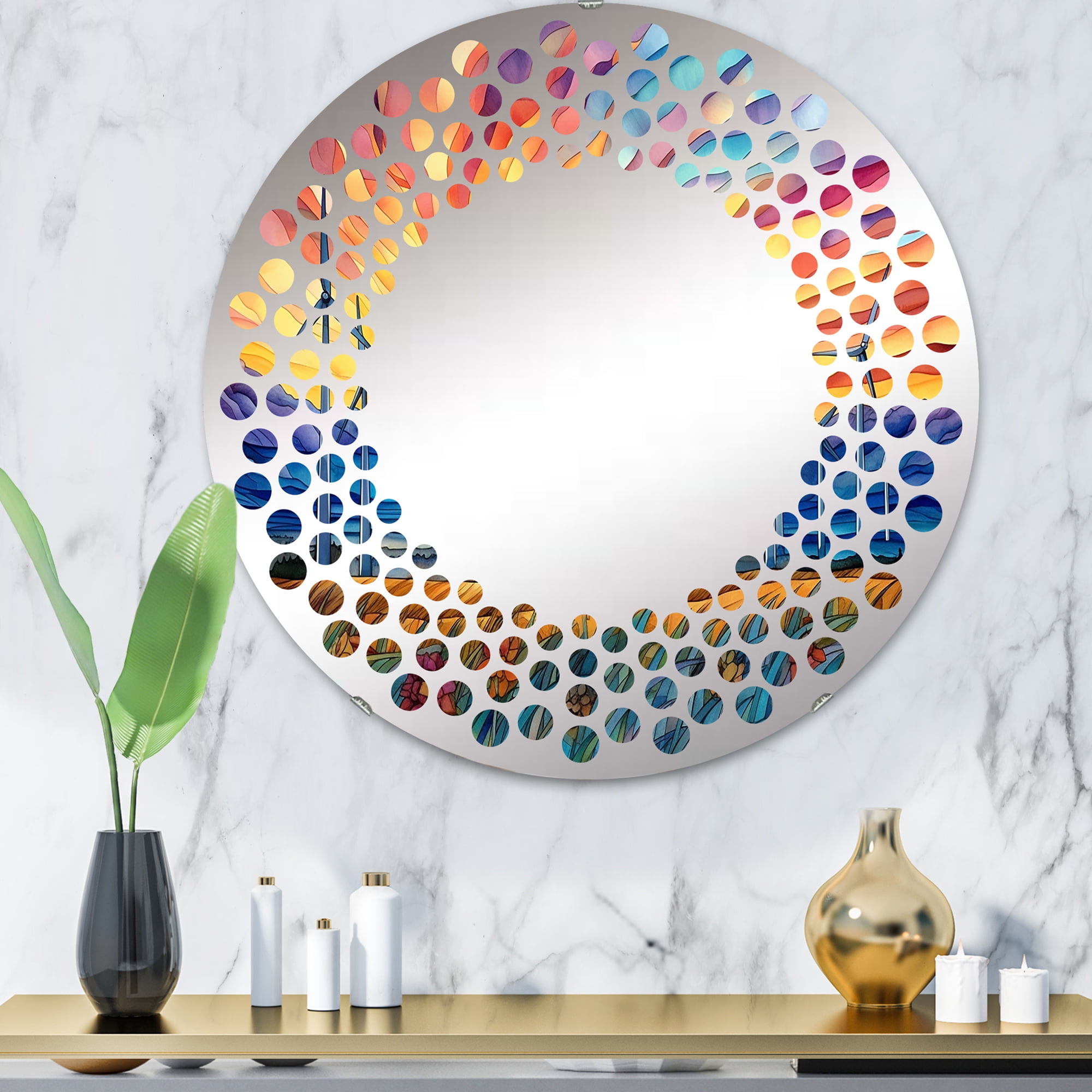 Designart "Meadow's Morning Breeze with Wind Turbines" Wind Turbines ...