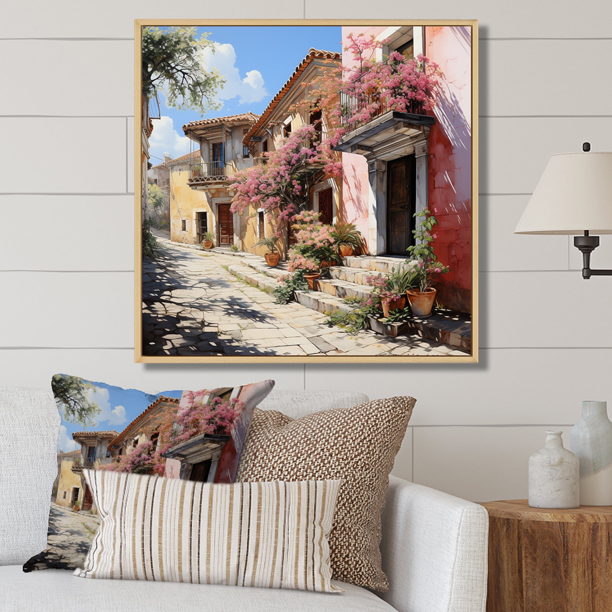 Designart "Mexican Charm Exploring Colonial Heritage II" People Framed ...